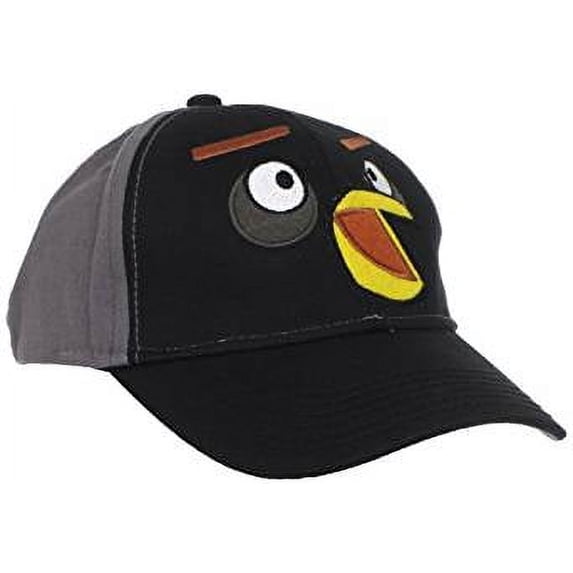 Baseball Cap - Angry Birds - Black Face New 497205 - Walmart.com