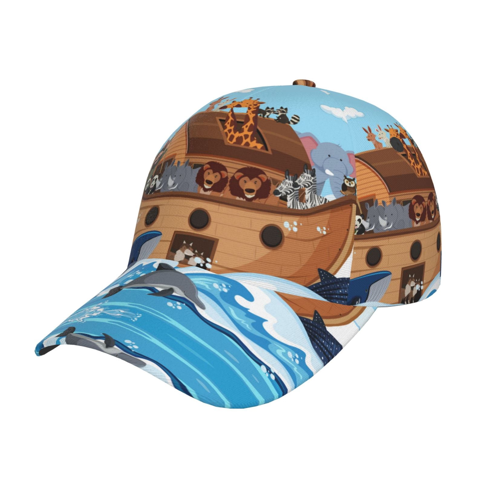 Baseball Cap - Animals on Noah's Ark Hats for Men Women Low Profile ...