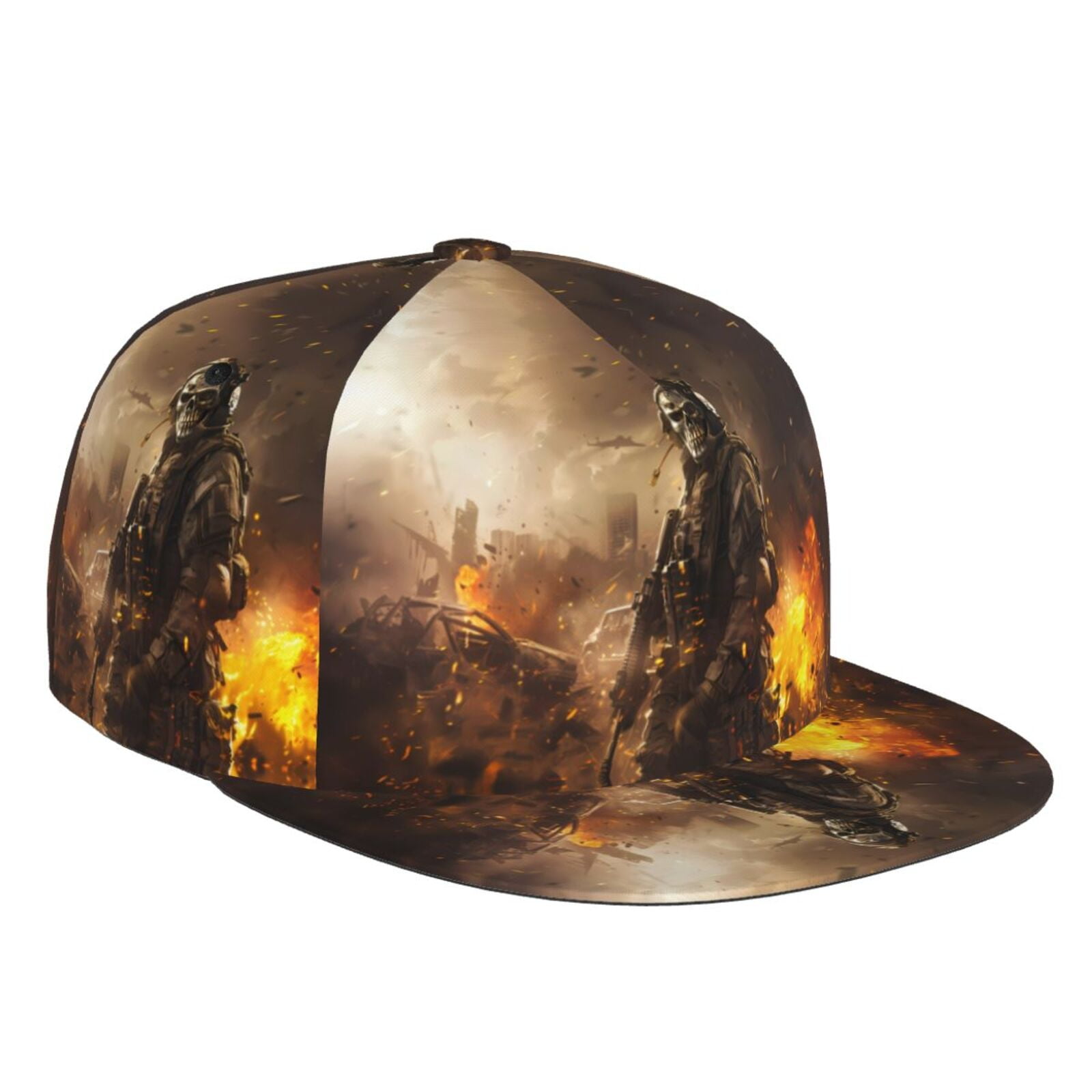 Baseball Cap - Apocalyptic Skull Soldier Hats for Men/Women Low Profile ...