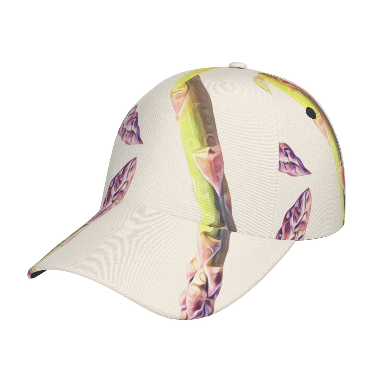 Baseball Cap - Asparagus Print Comical Adjustable Size Hats For Men And ...