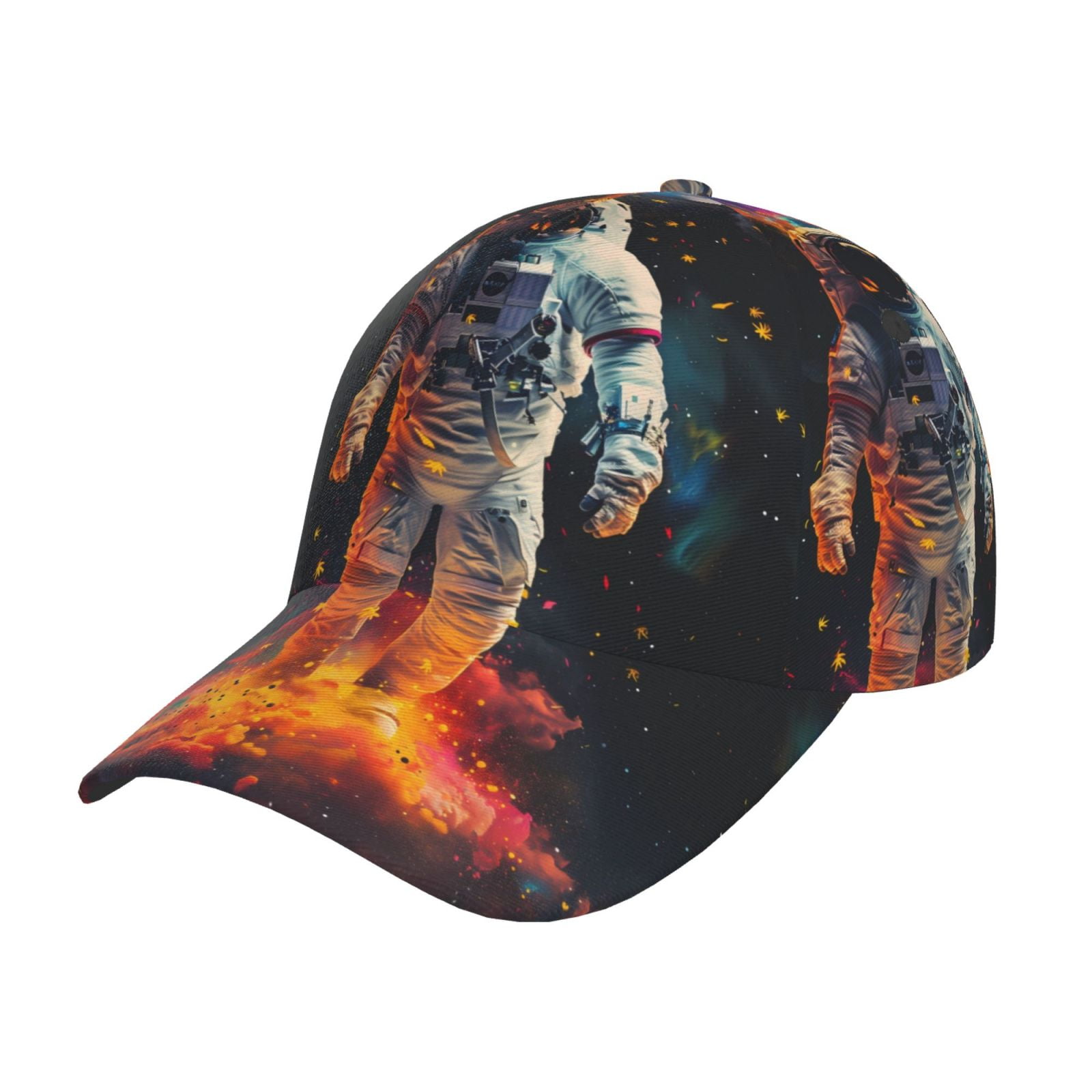 Baseball Cap, Astronaut Cosmic Rainbow Sun Hats for Men Women ...