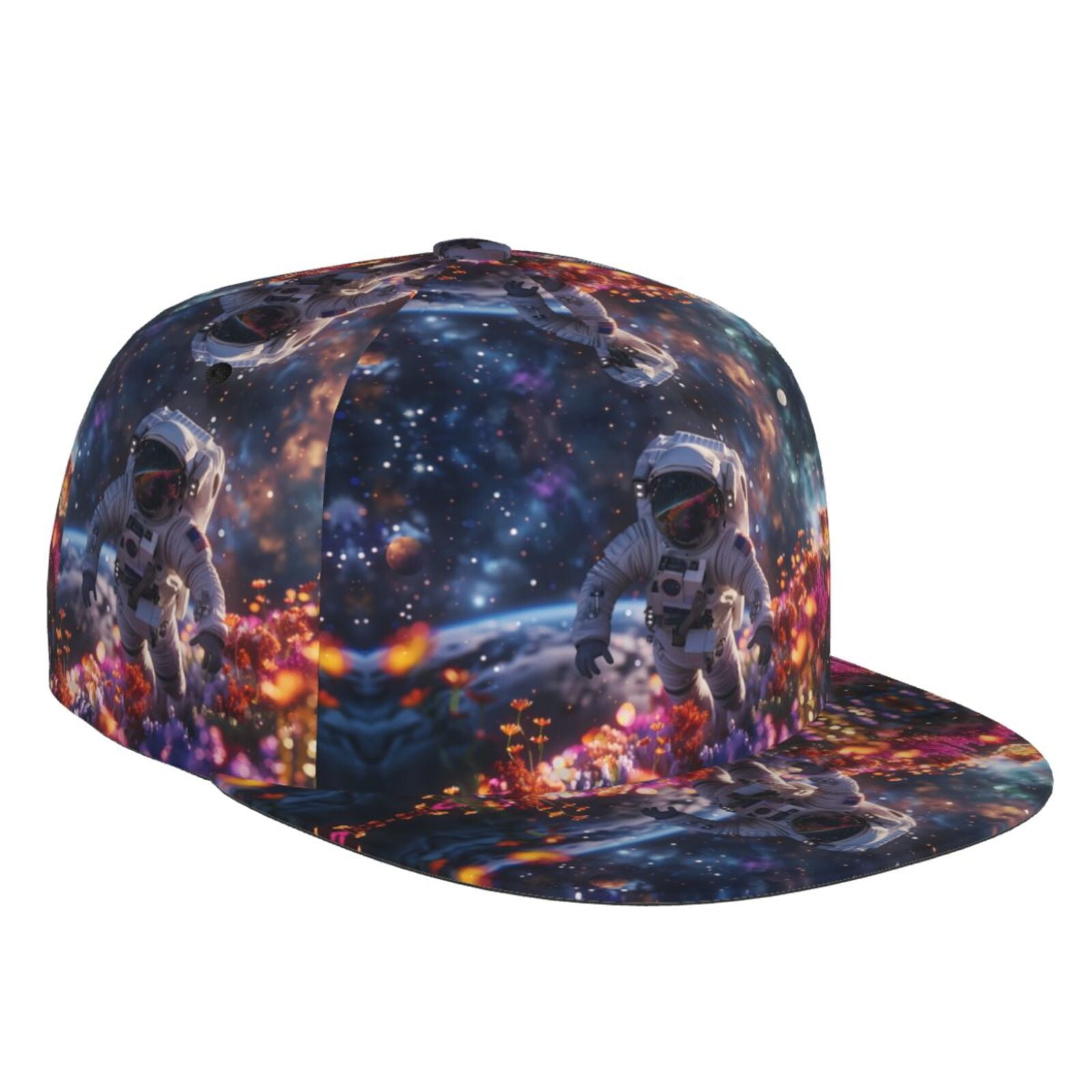 Baseball Cap - Astronaut In Cosmic Garden Hats for Men/Women Low ...