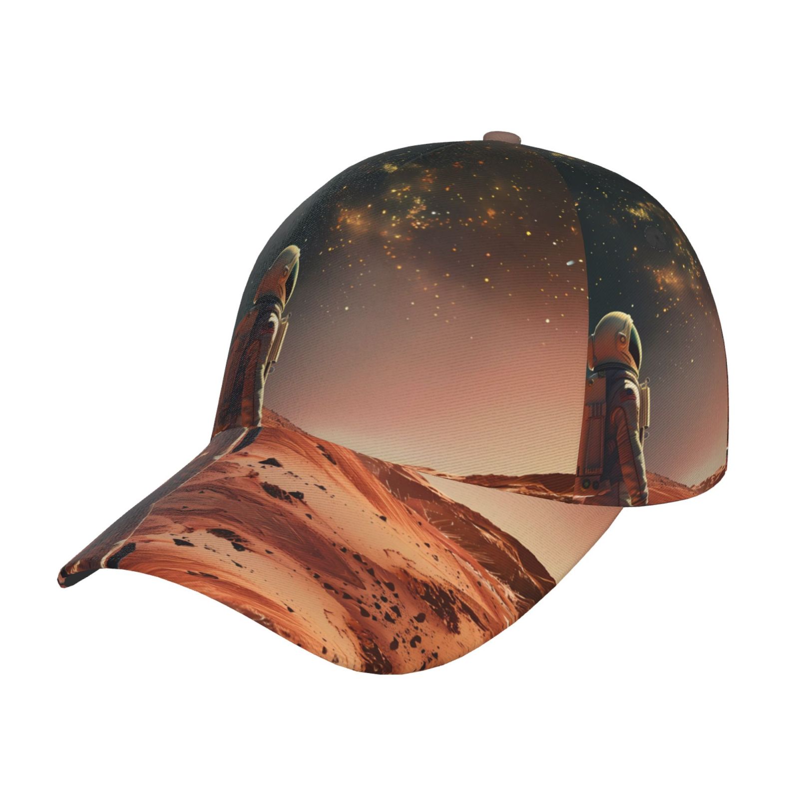 Baseball Cap - Astronaut On Mars A Hats for Men Women Low Profile ...