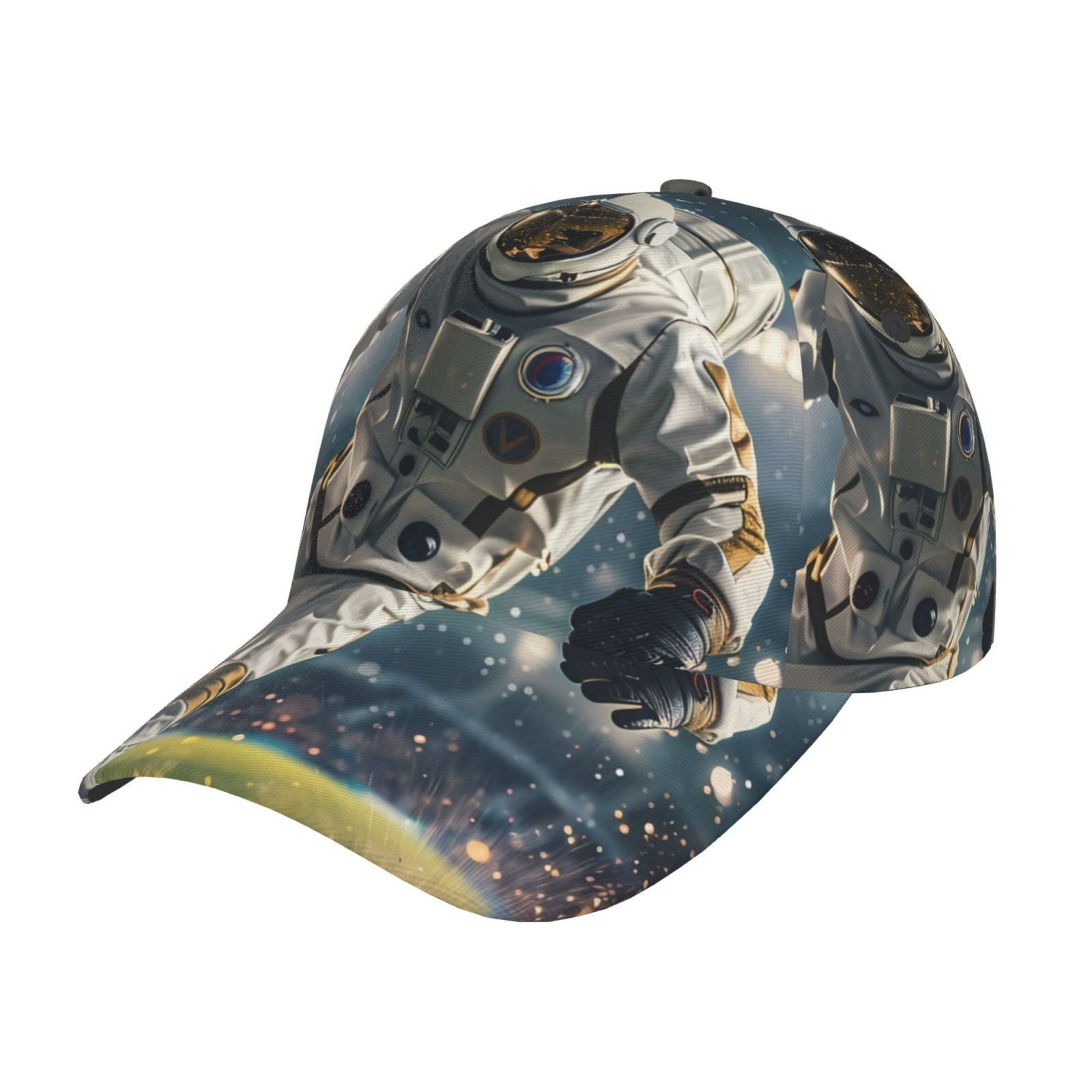 Baseball Cap - Astronaut Soccer Field Adjustable Size Hats For Men And ...