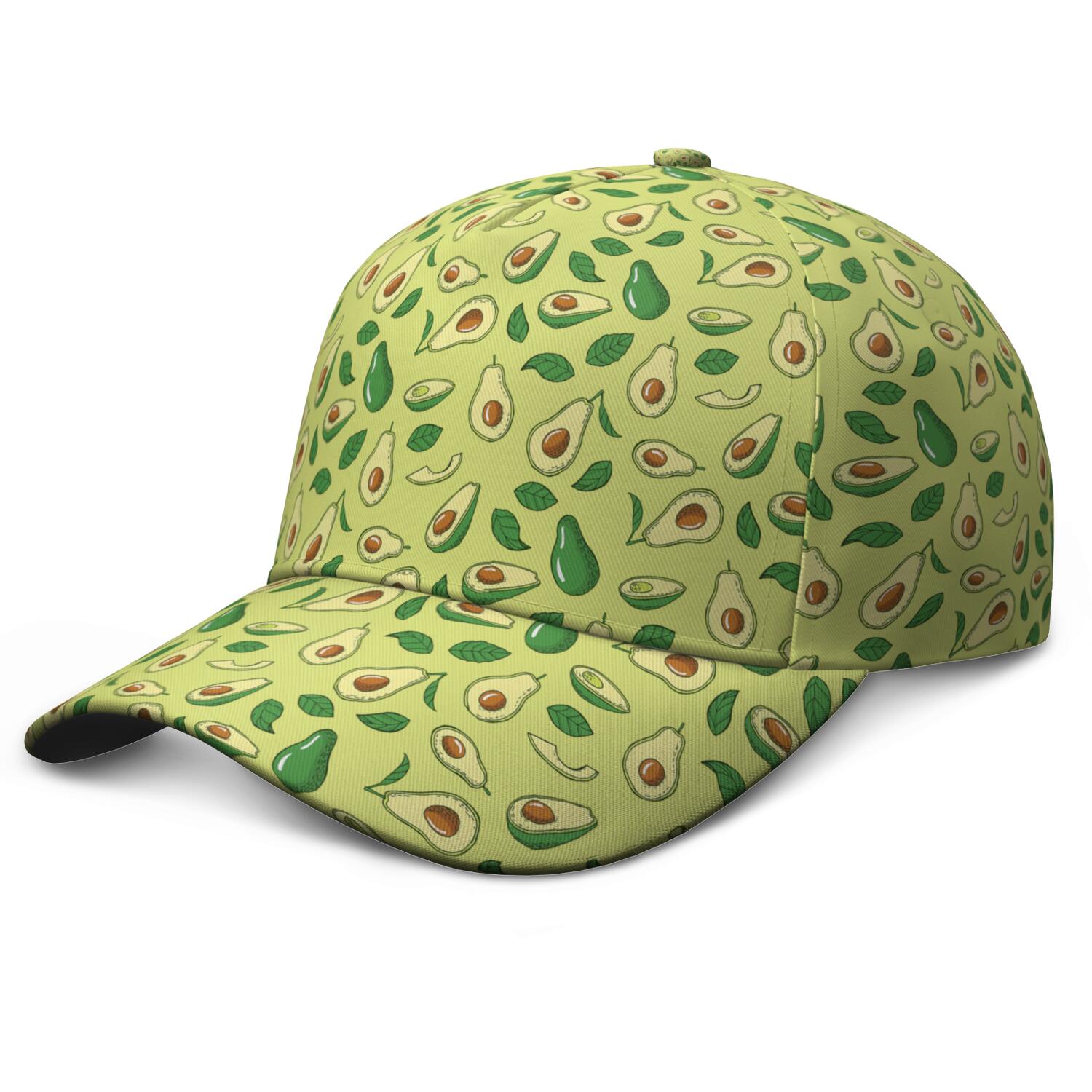Baseball Cap Avocado Cute Green Fresh Adjustable – Dad Hat with Kawaii ...