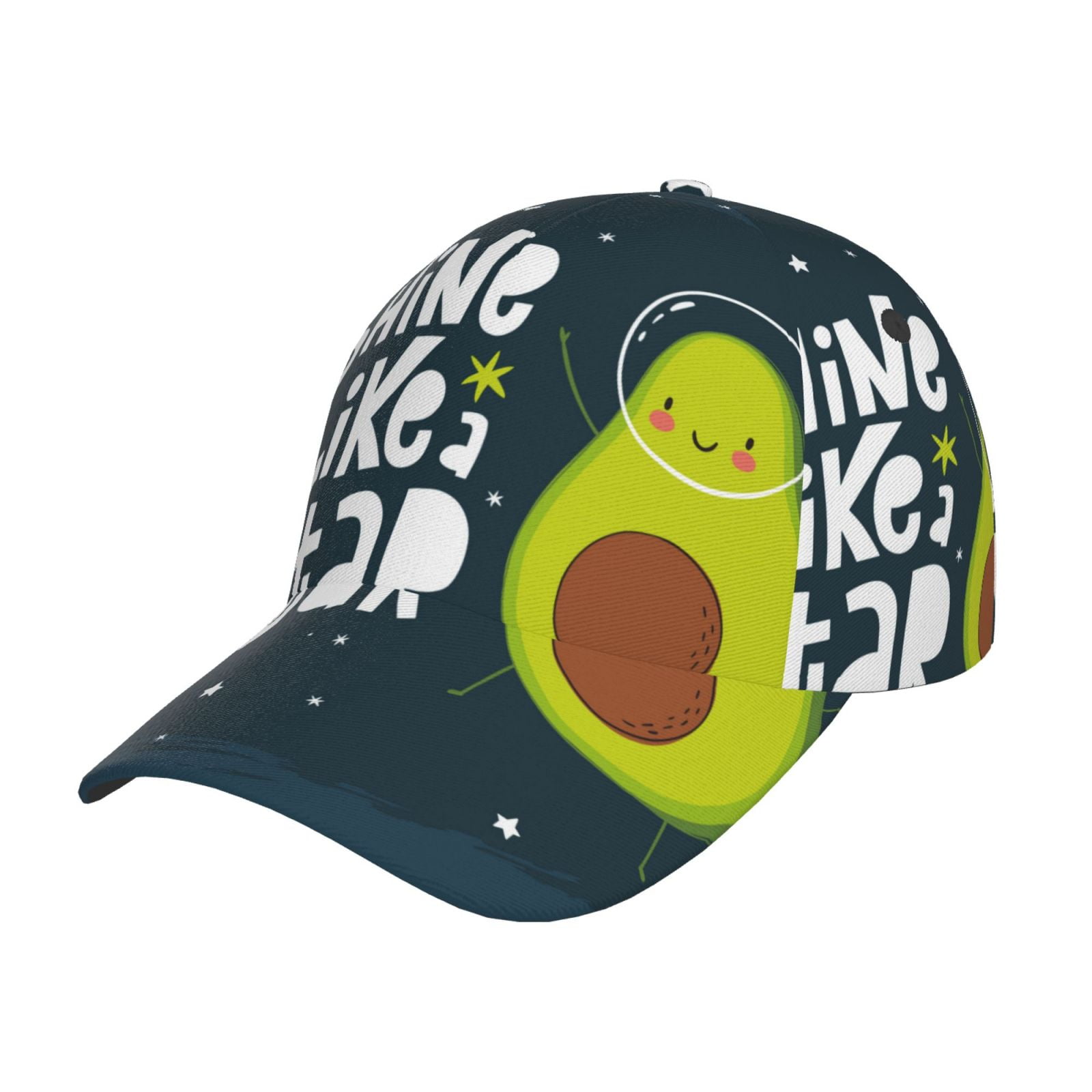 Baseball Cap - Avocado in Space1 Hats for Men Women Low Profile Classic ...