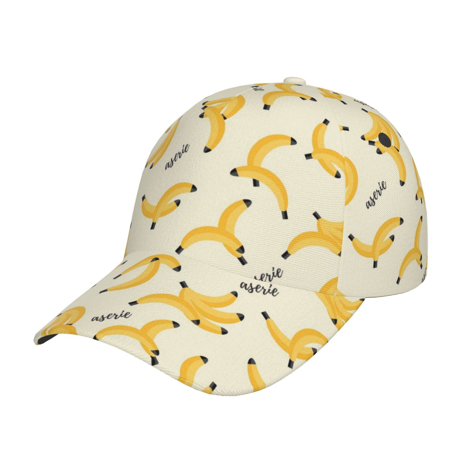 Baseball Cap, Banana Sun Hats for Men Women, Adjustable Golf Dad Hat ...