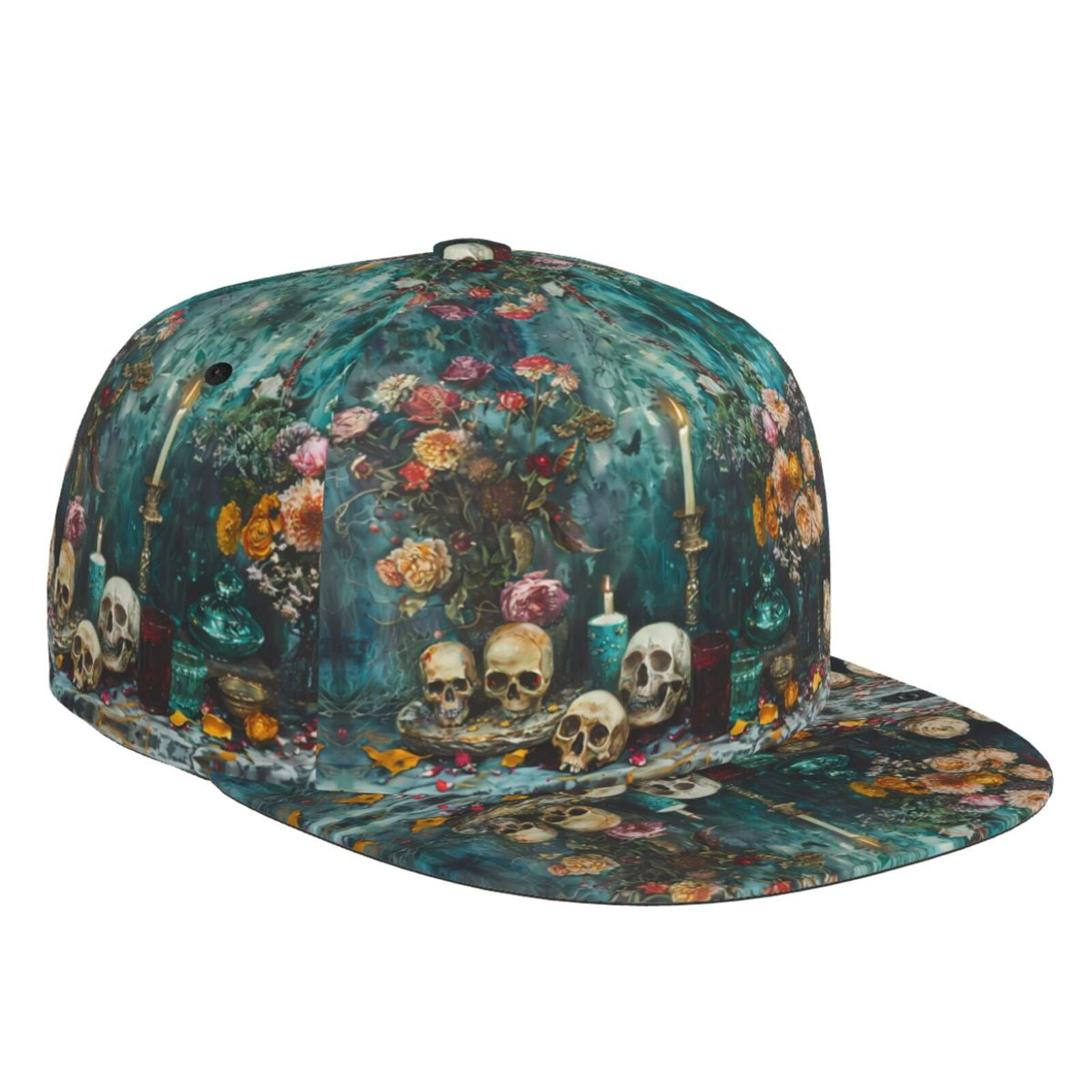 Baseball Cap - Baroque Floral Still Life Hats for Men/Women Low Profile ...