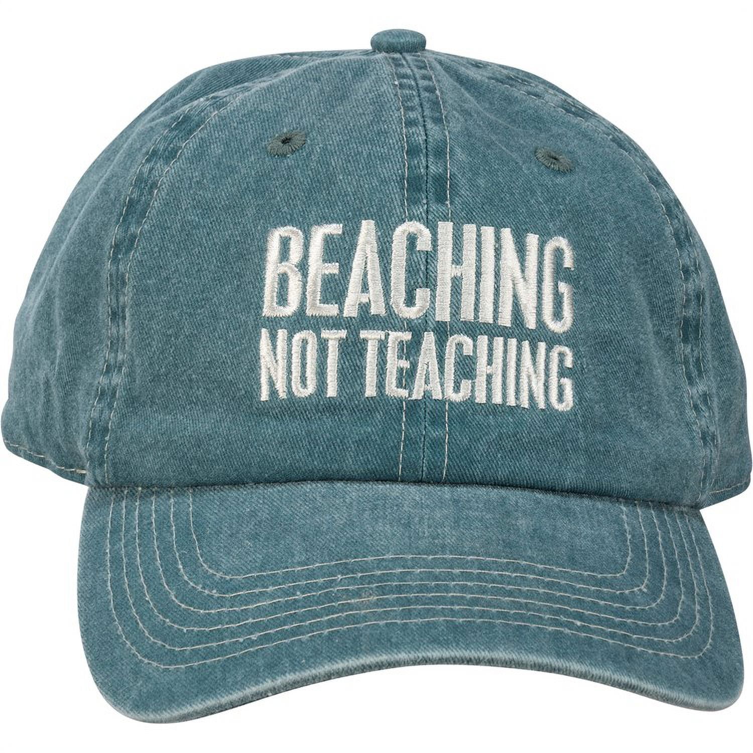 Baseball Cap - Beaching Not Teaching - Walmart.com