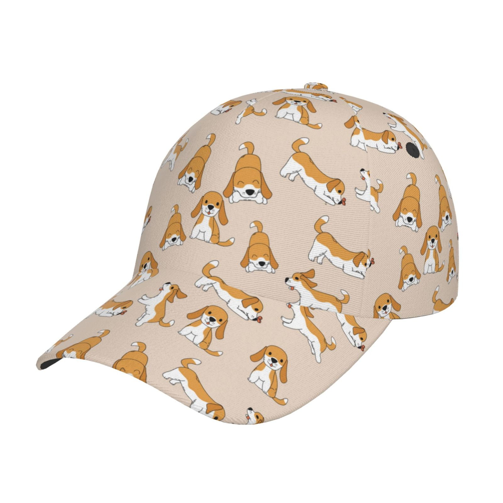 Baseball Cap - Beagle Dog Cute Cartoon Adjustable Size Hats For Men And Women, Dad Hat Golf ...