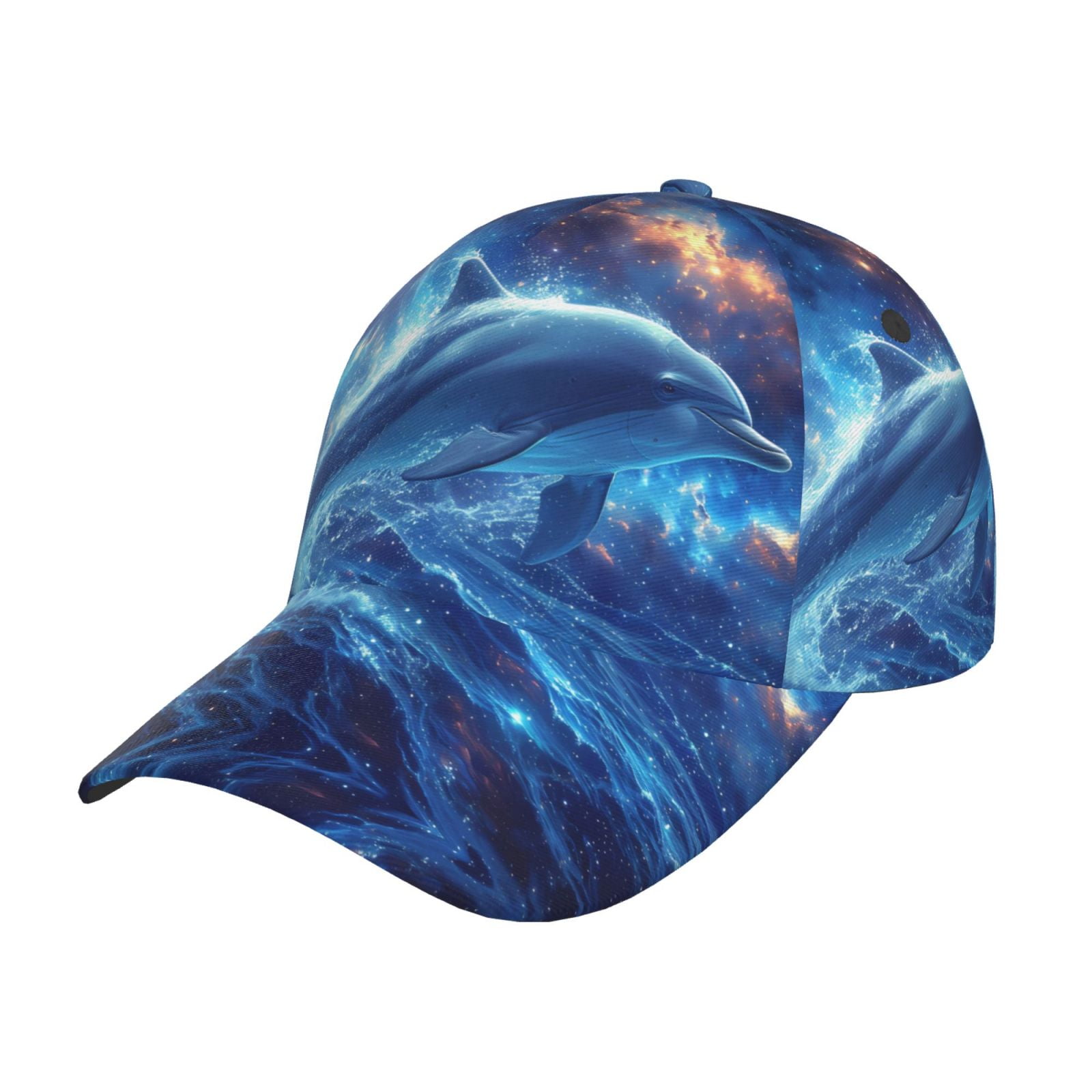 Baseball Cap - Beautiful Ocean Dolphin Hats for Men Women Low Profile Classic Adjustable Dad Hat ...