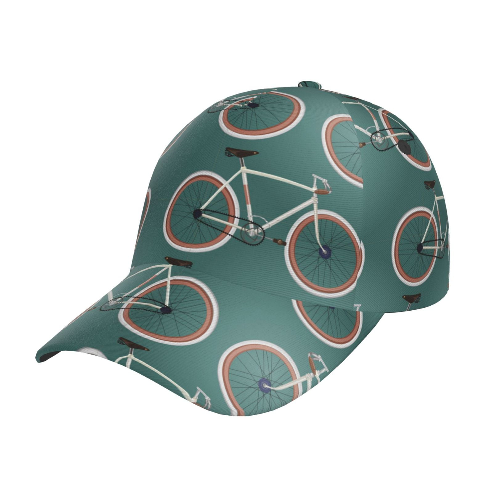 Baseball Cap, Bike Pattern Modern Hats For Men Women Low Profile ...
