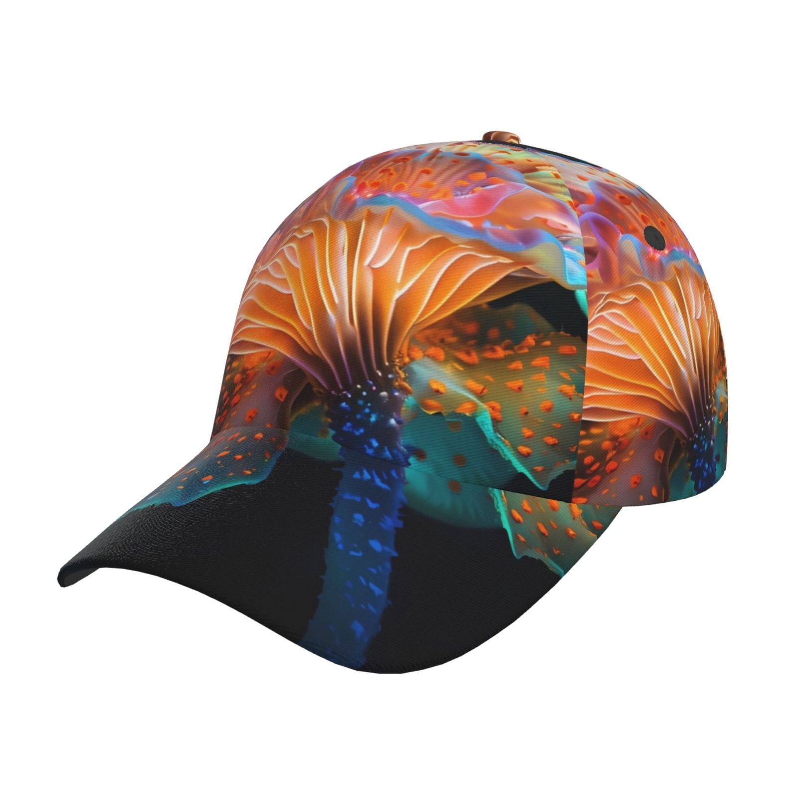 Baseball Cap - Bioluminescent Underwater Flower Hats for Men Women Low ...