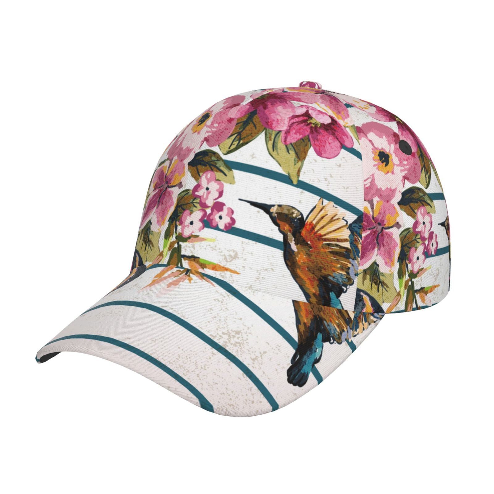 Baseball Cap - Bird And Floral Adjustable Size Hats For Men And Women ...