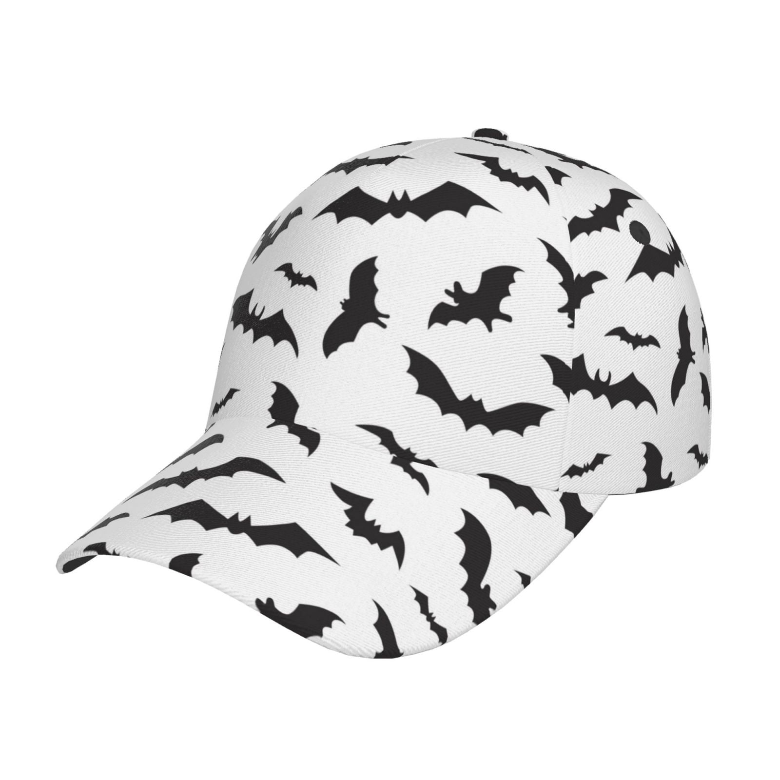 Baseball Cap - Black Bats Cool Adjustable Size Hats For Men And Women ...
