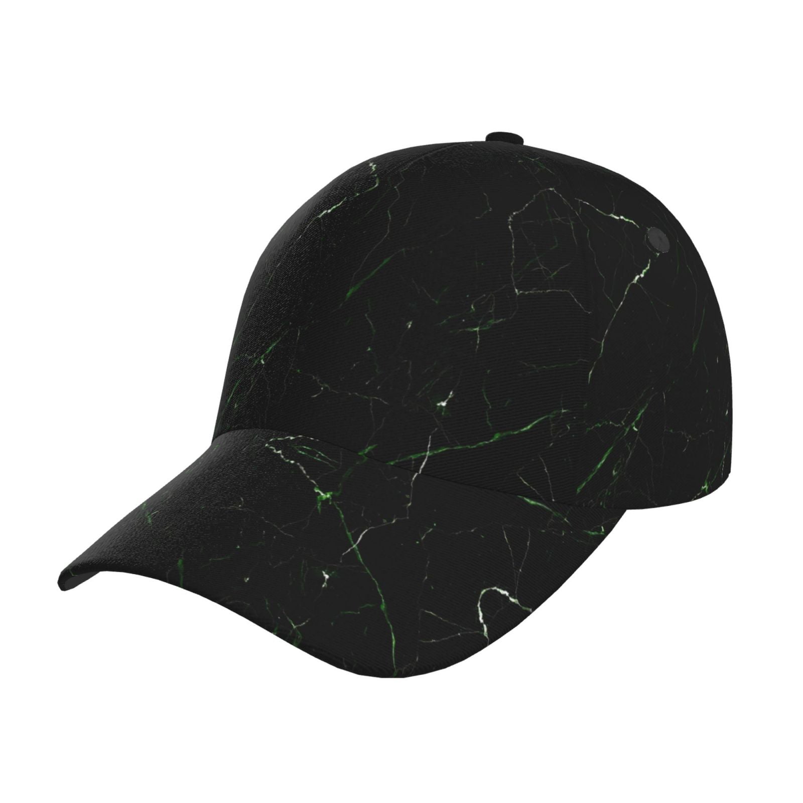 Baseball Cap - Black Marble Hats for Men Women Low Profile Classic ...