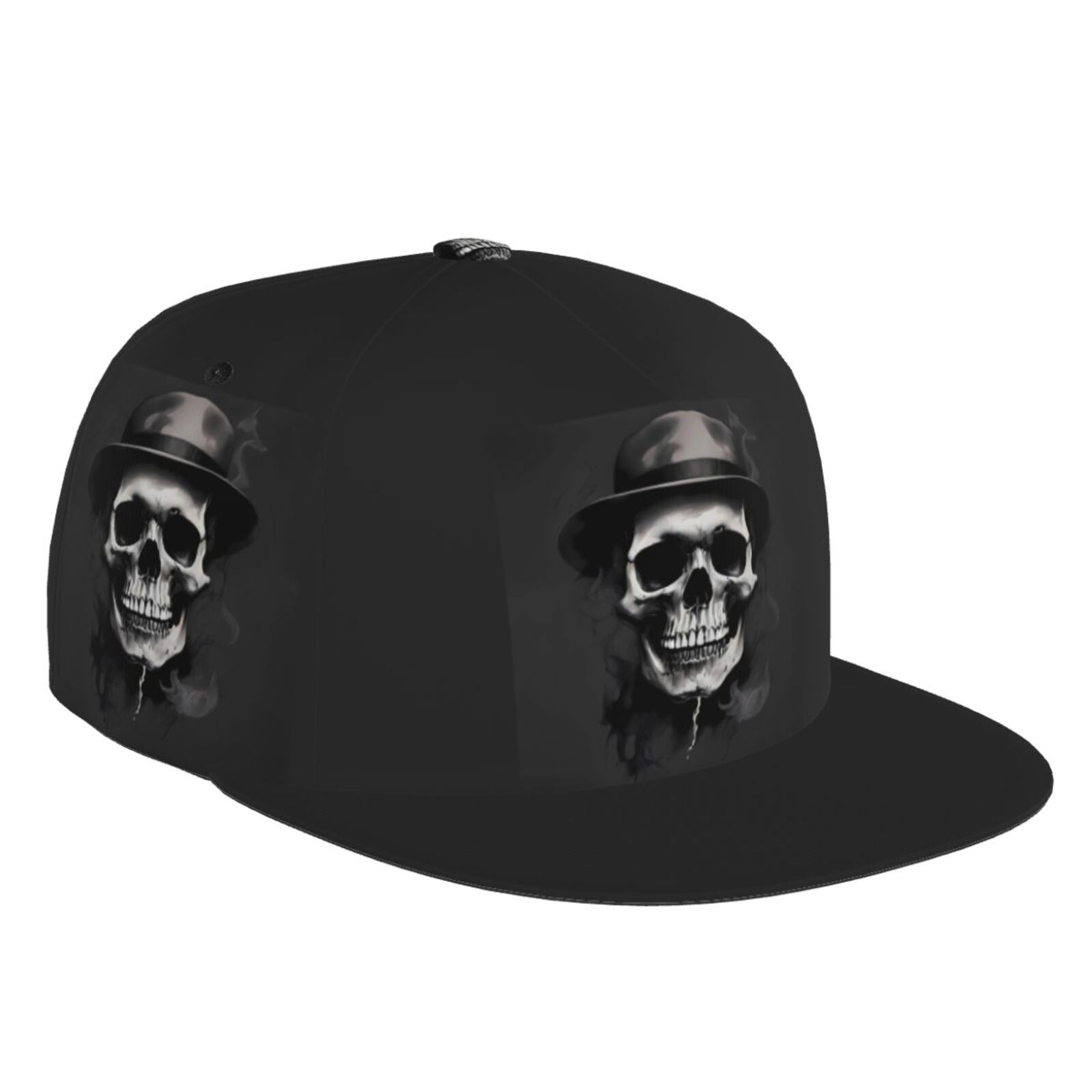 Baseball Cap - Black White Hat Skull Hats for Men/Women Low Profile ...