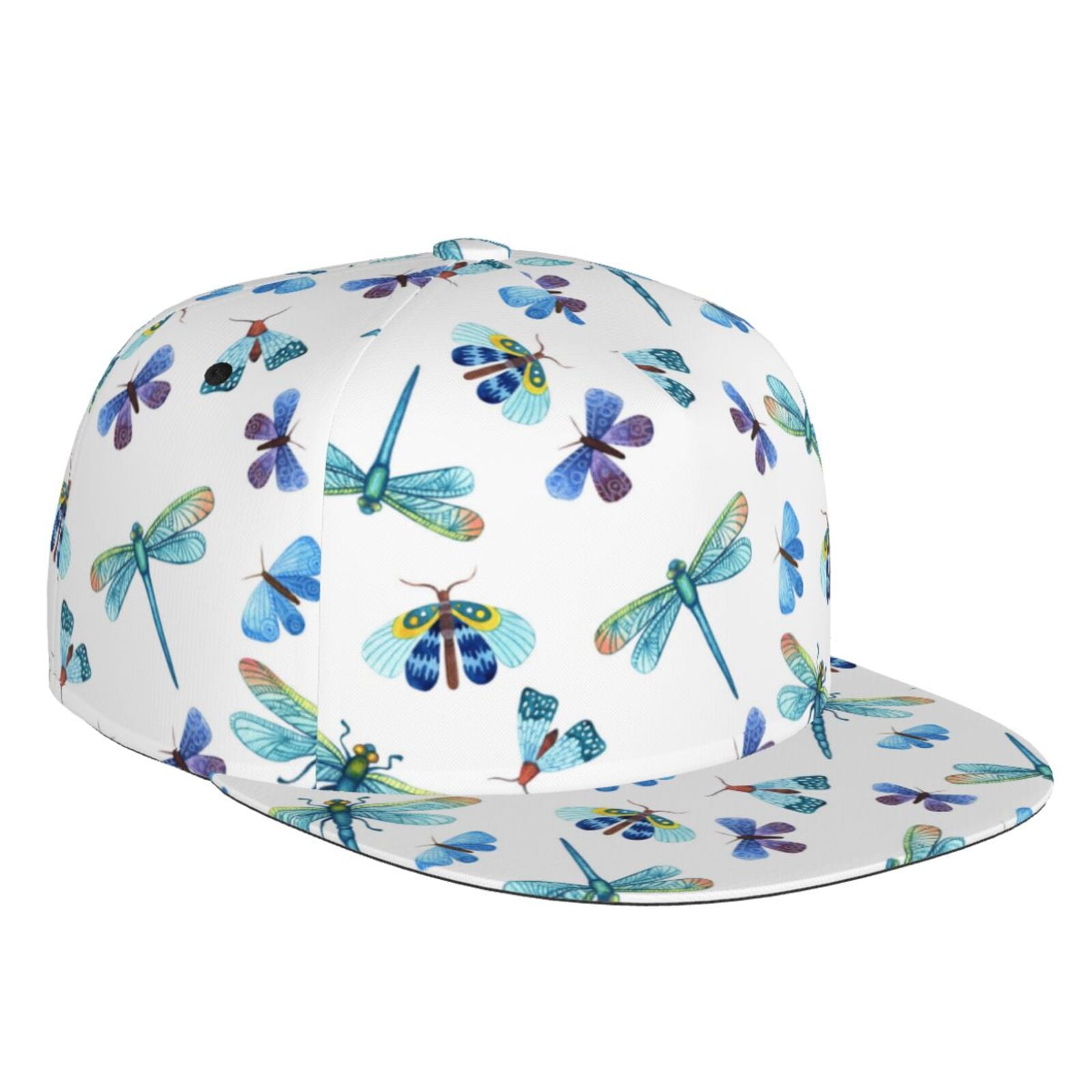 Baseball Cap - Blue Dragonfly Moth Butterfly Hats for Men/Women Low ...
