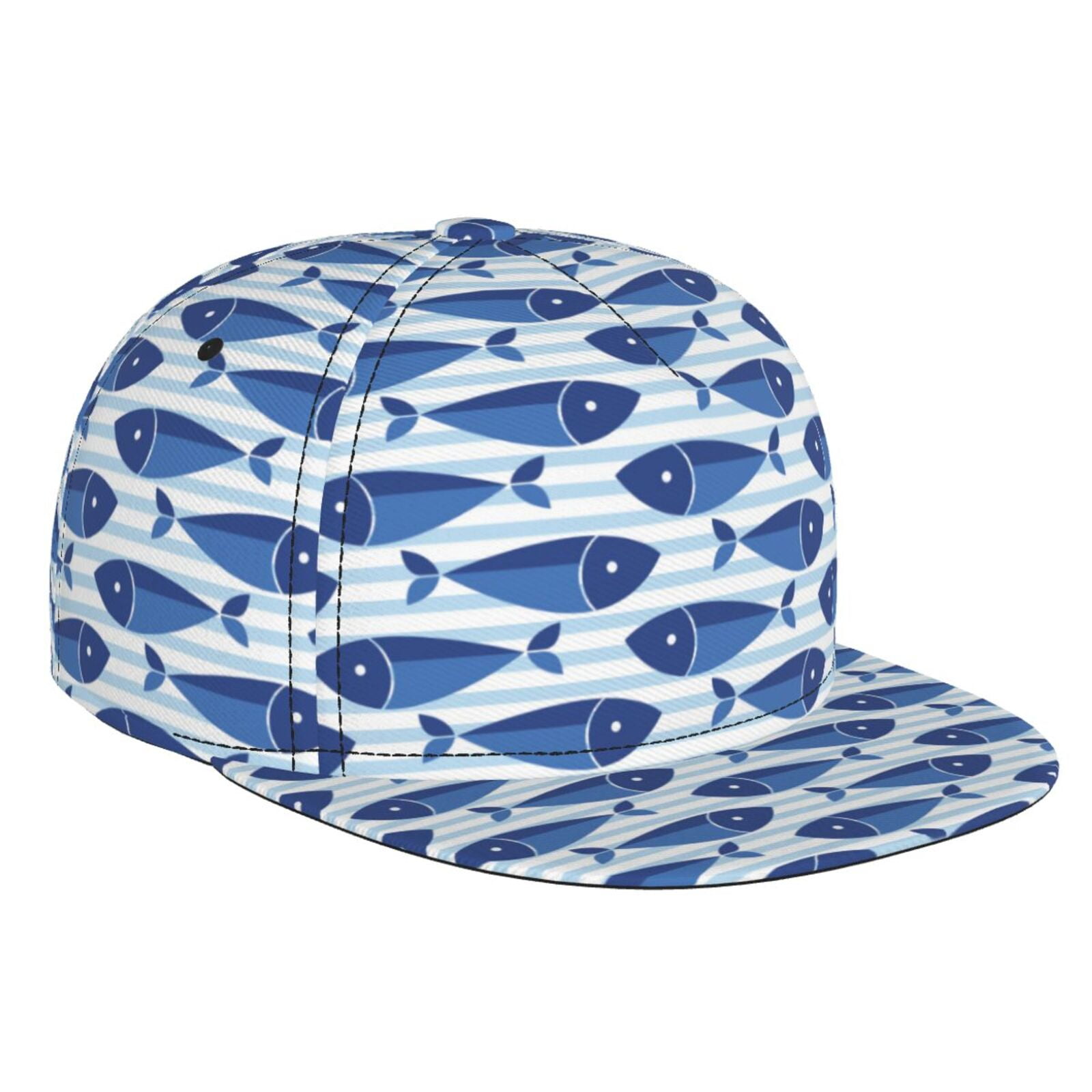 Baseball Cap - Blue Fish Hats for Men/Women Low Profile Adjustable ...