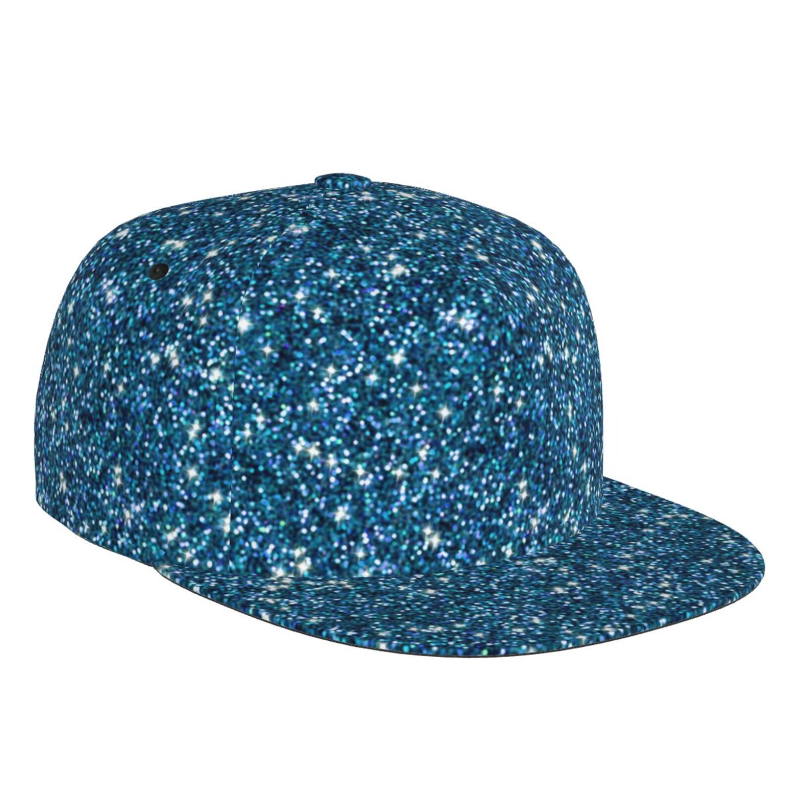 Baseball Cap - Blue Glitter Hats for Men/Women Low Profile Adjustable ...