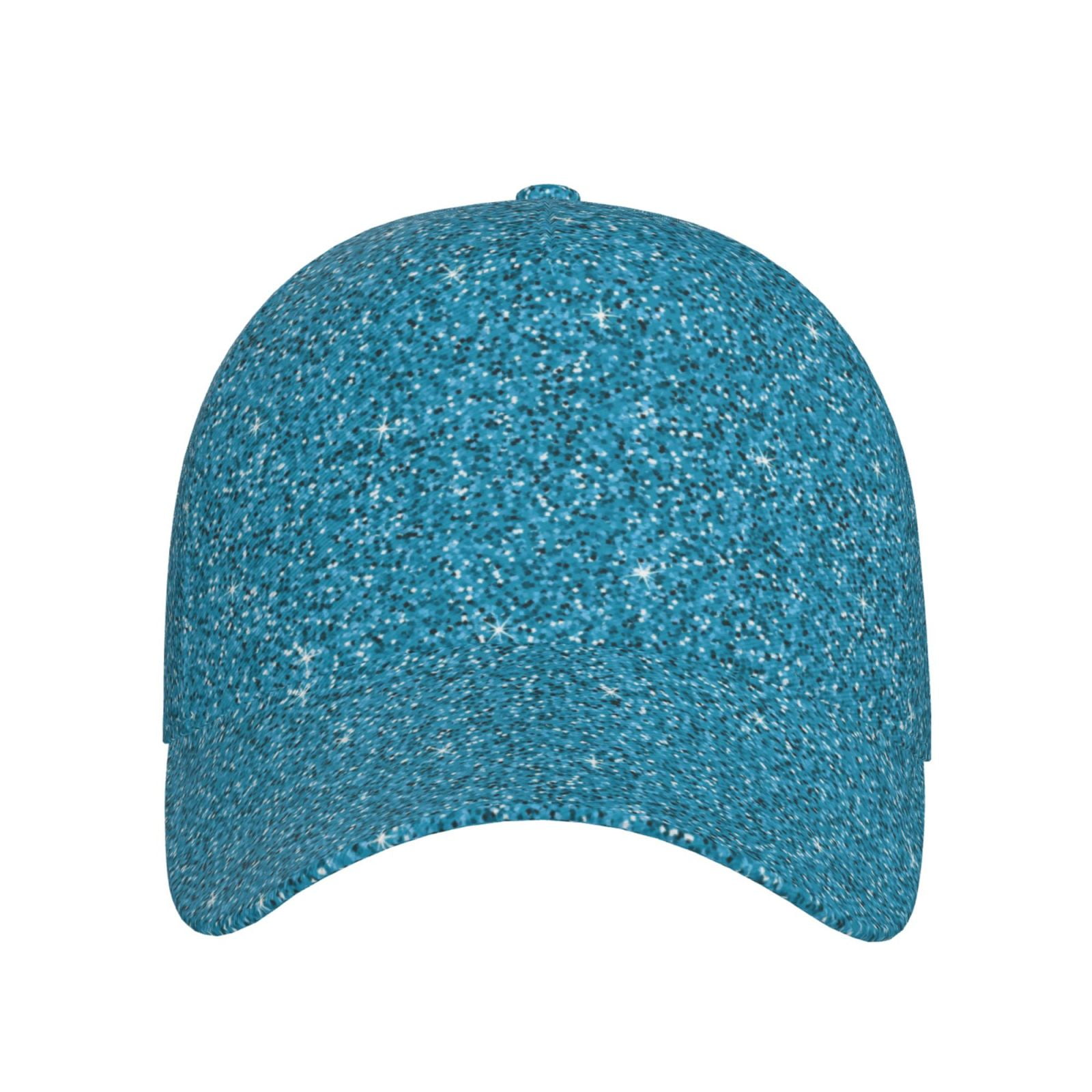 Baseball Cap, Blue Lightning Glitter A Trucker Hats Women Dad Hat For ...