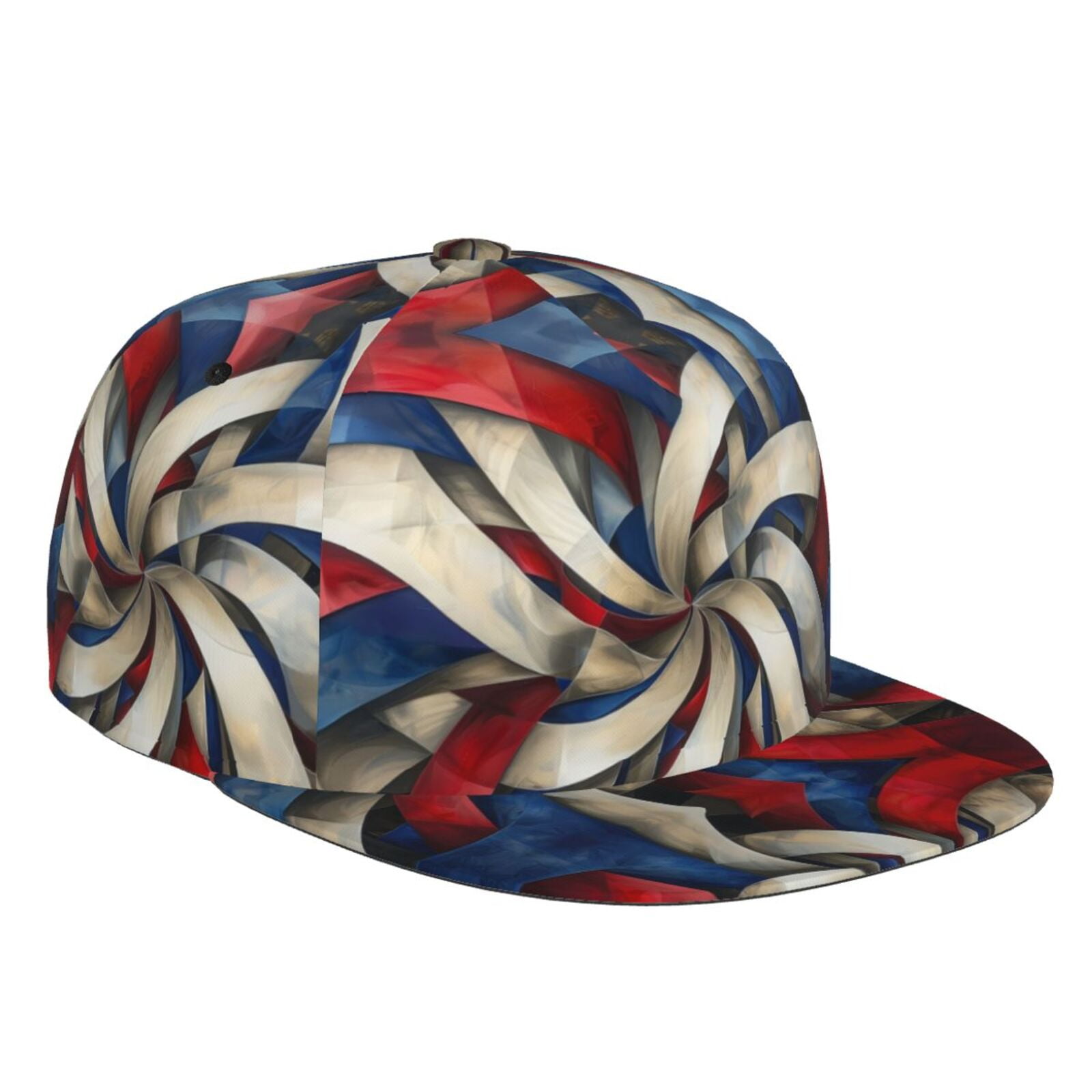 Baseball Cap - Blue Red Abstract Fractal Hats for Men/Women Low Profile ...