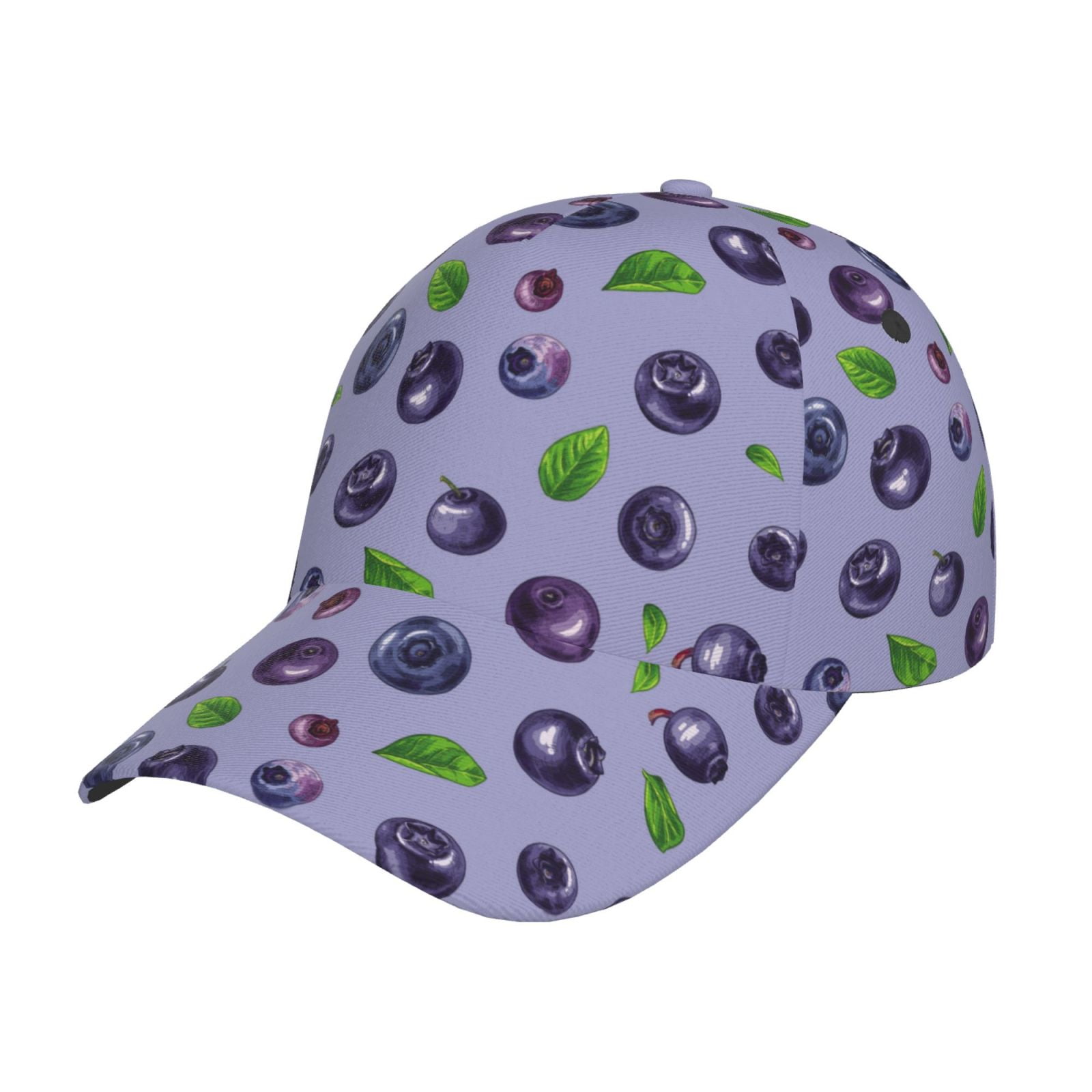Baseball Cap - Blueberry Print Funny Adjustable Size Hats For Men And Women, Dad Hat Golf ...