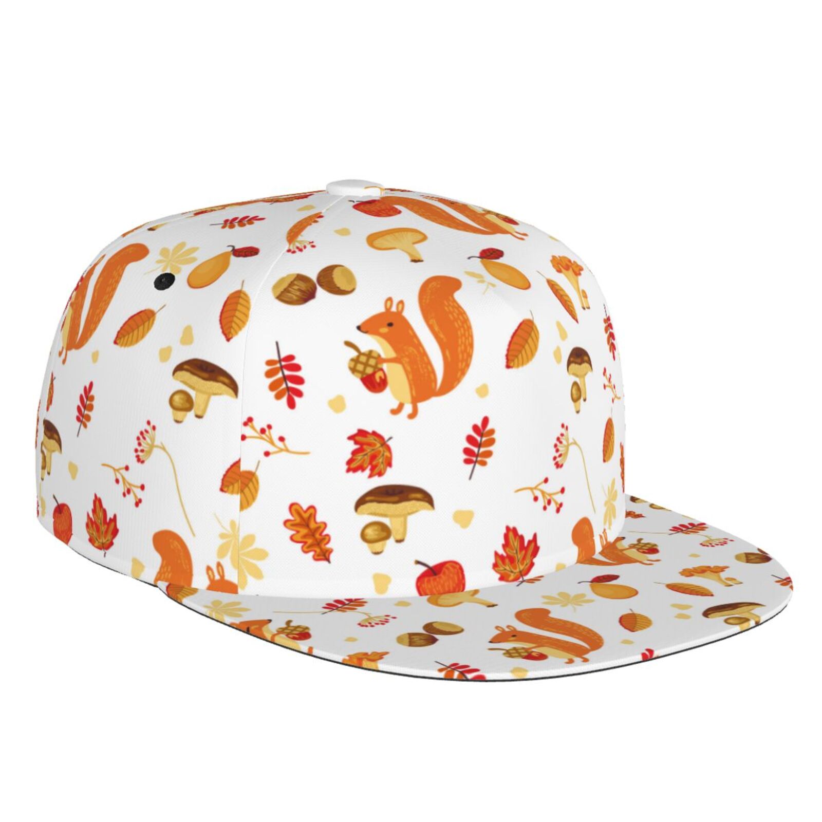 Baseball Cap - Bohemian Cute Squirrel Mushroom Hats for Men/Women Low ...