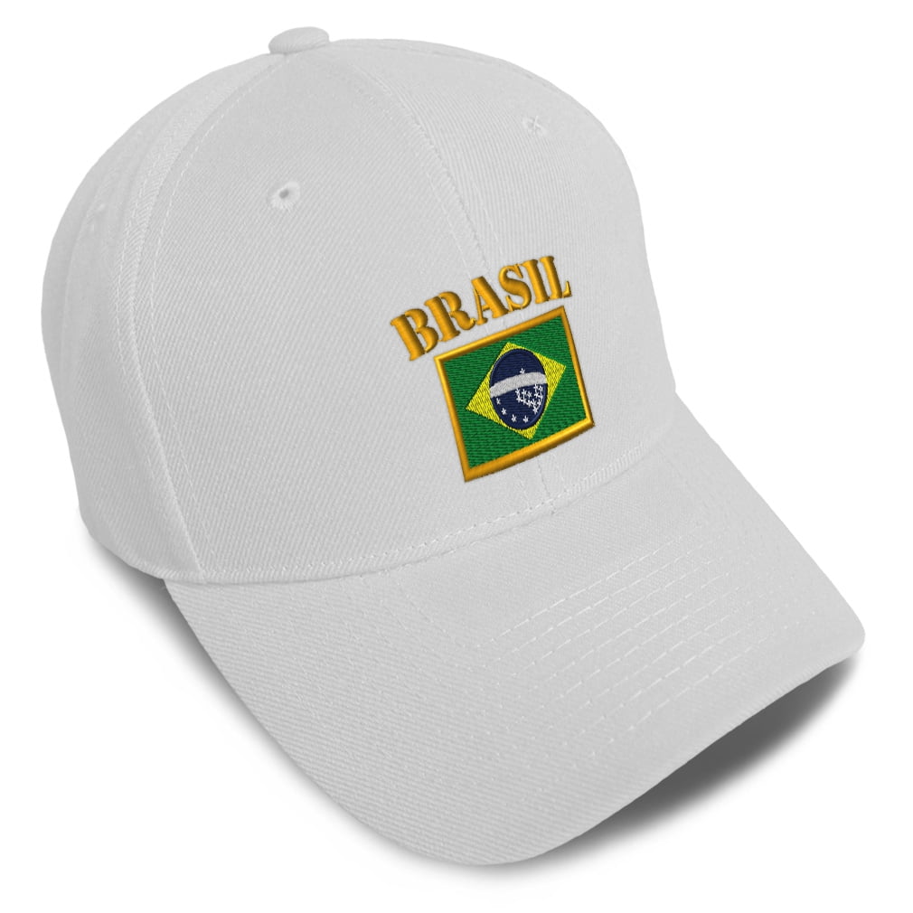 Baseball Cap Brazil Style B Flag Embroidery Countries Acrylic Hats for ...