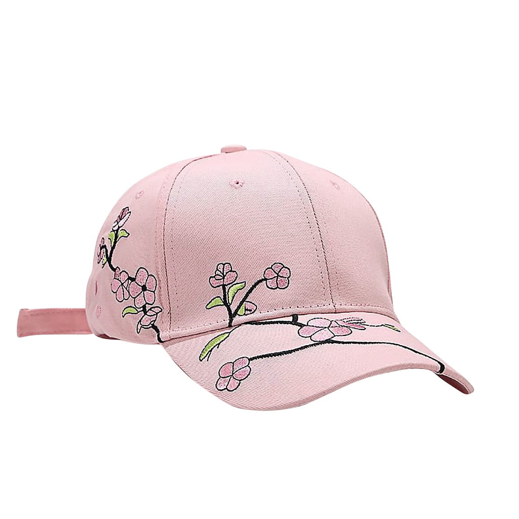 Baseball Cap Breathable Fashion Men And Women Floral Embroidery Peaked ...