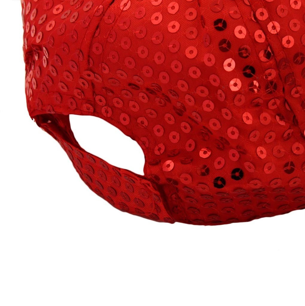 Baseball Cap Breathable New Fashion Unisex Pure Color Sequined ...