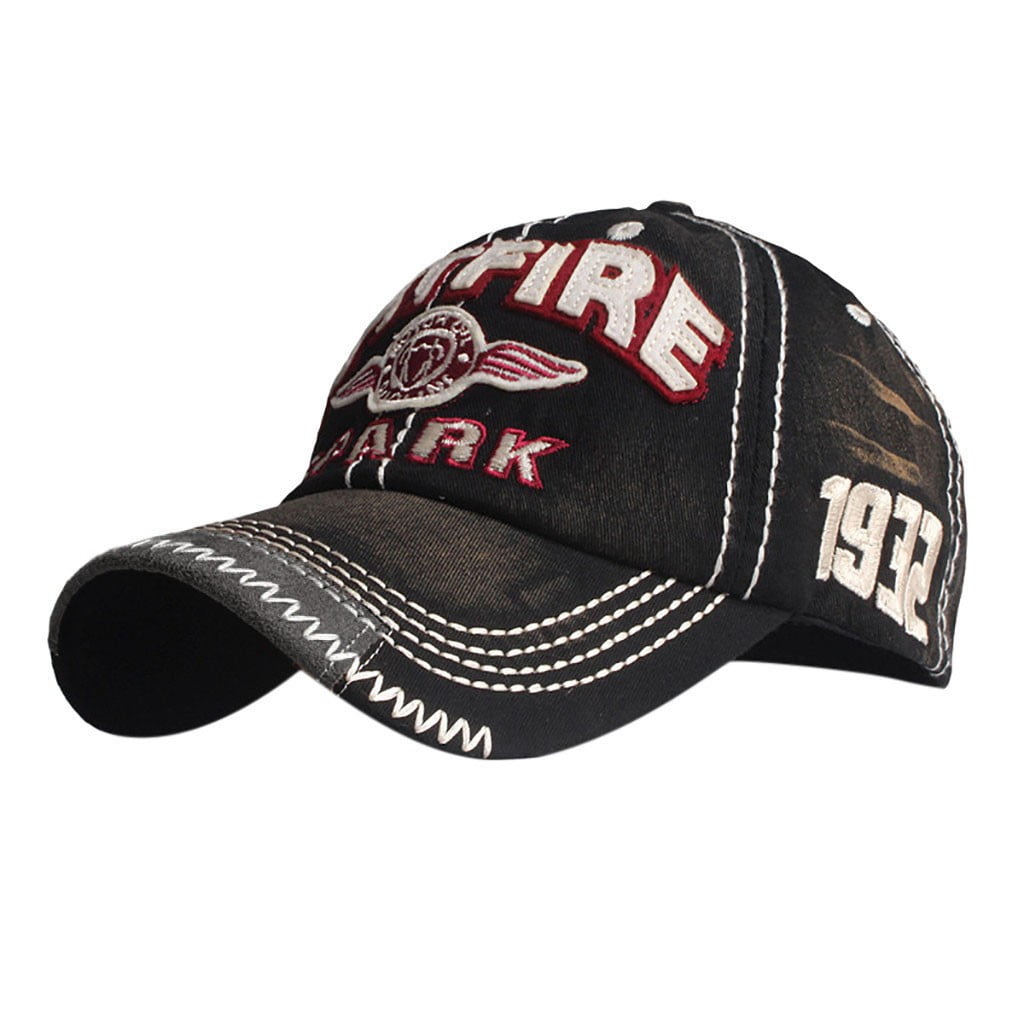 Baseball Cap Breathable Women Men Embroidered Flower Denim Fashion ...