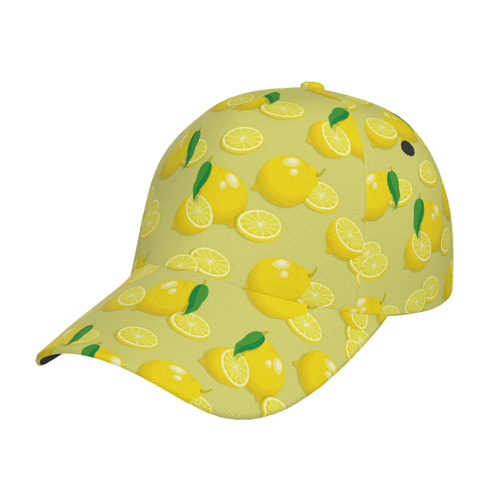 Baseball Cap, Bright Lemons Hats For Men Women Low Profile Classic ...