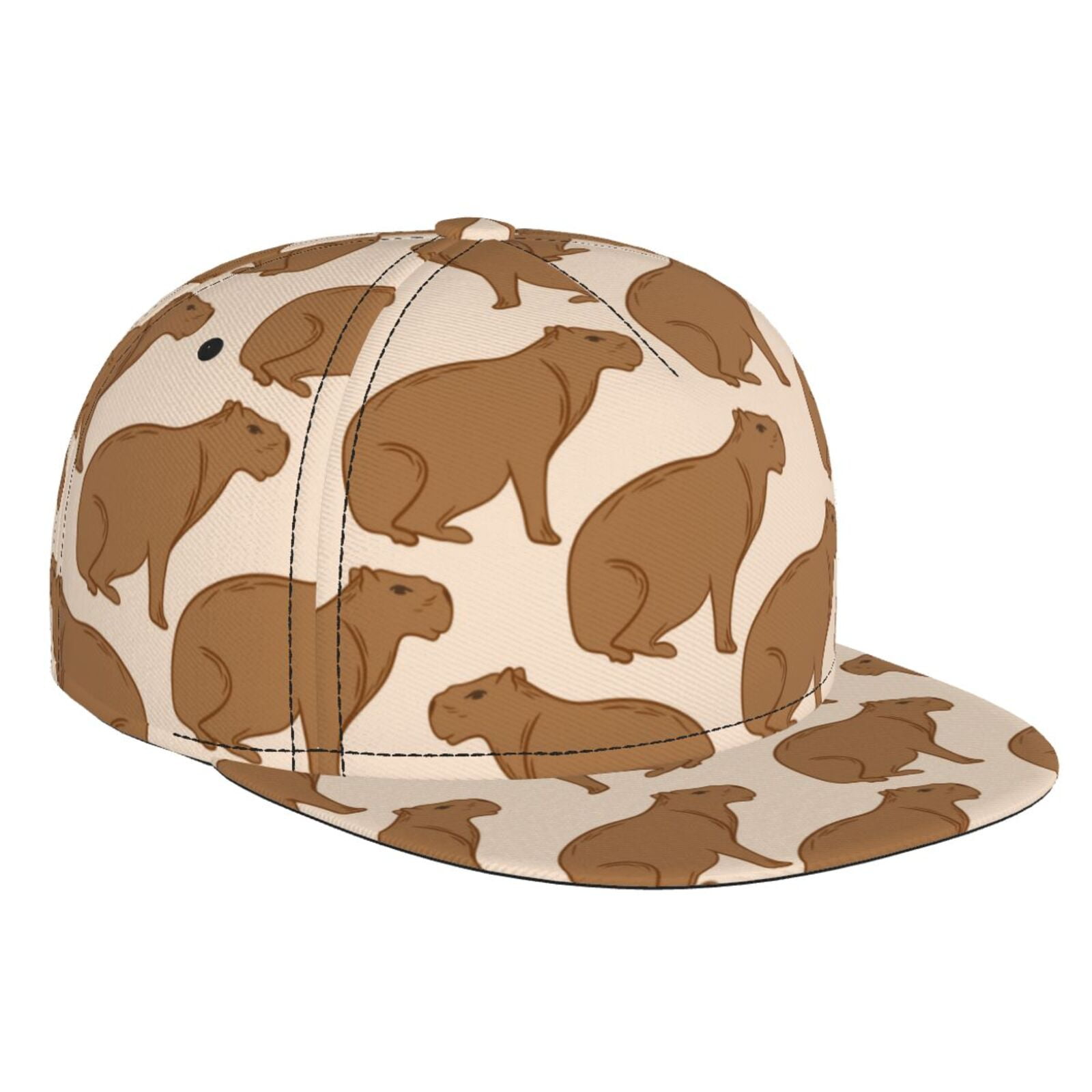 Baseball Cap - Brown Capybara Hats for Men/Women Low Profile Adjustable ...