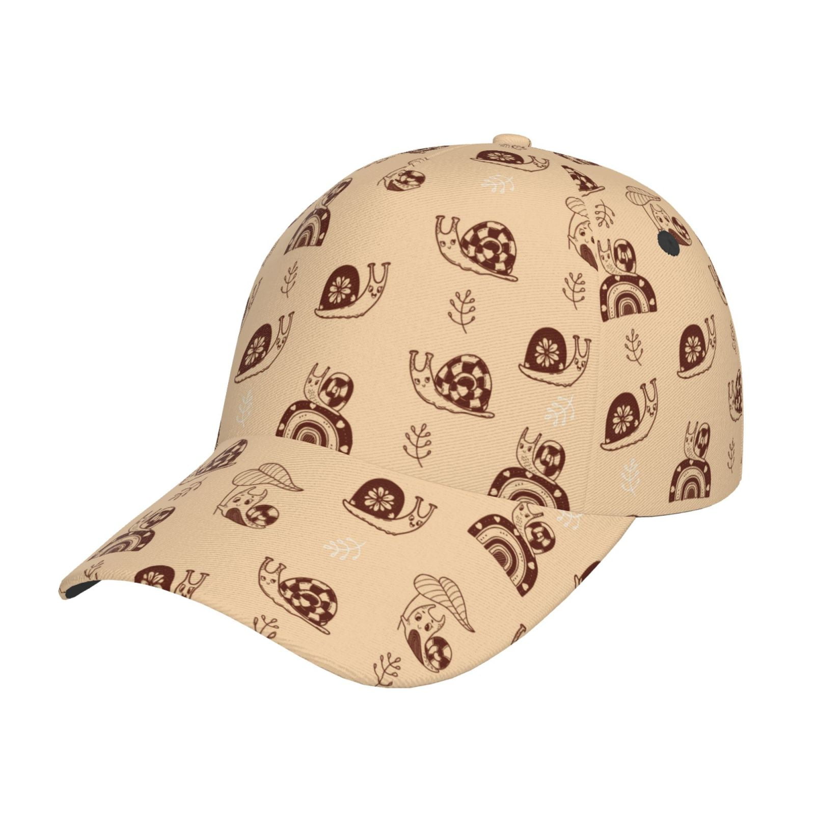 Baseball Cap, Brown Cartoon Snails Hats For Men Women Low Profile ...