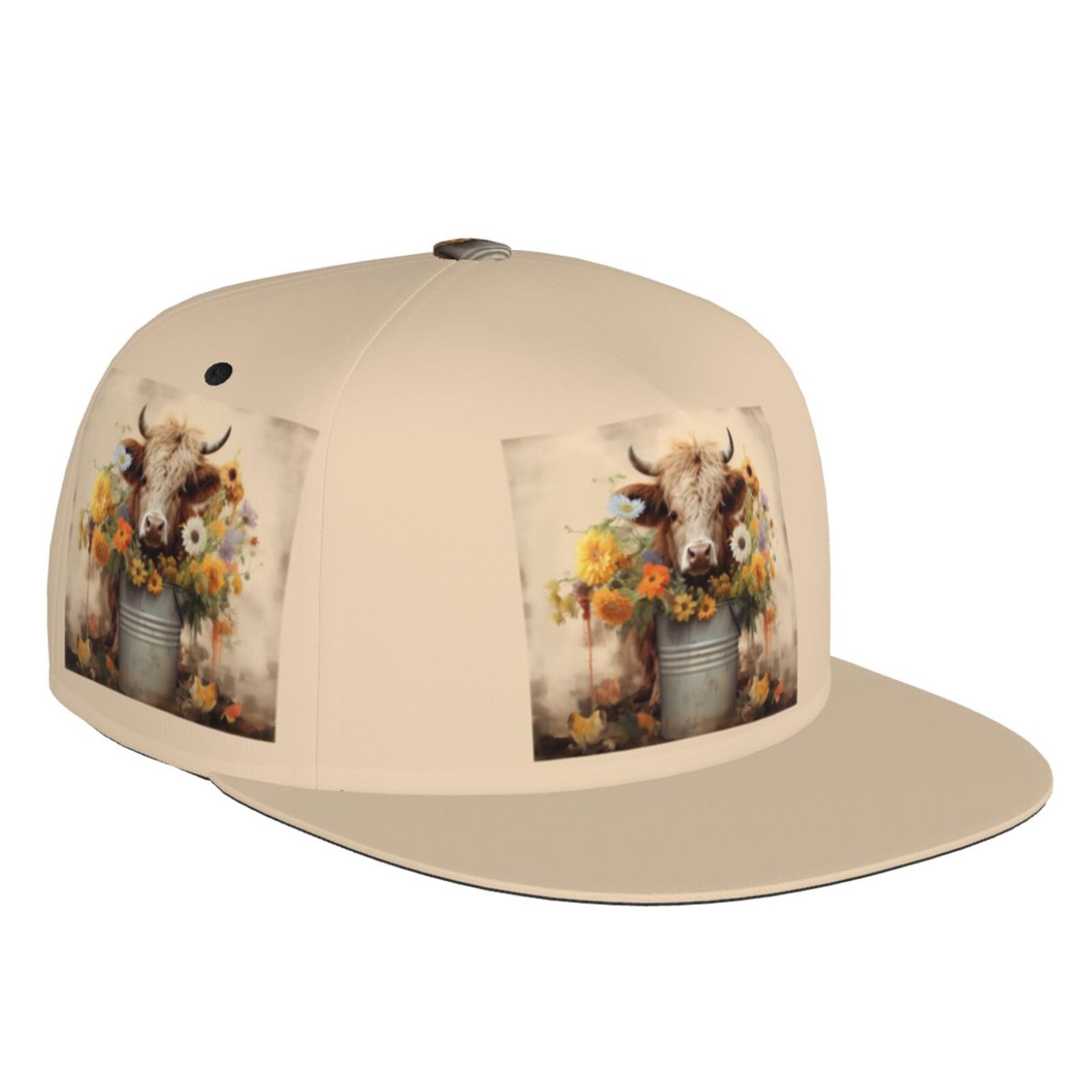 Baseball Cap - Bucket Flower Cow Hats for Men/Women Low Profile ...