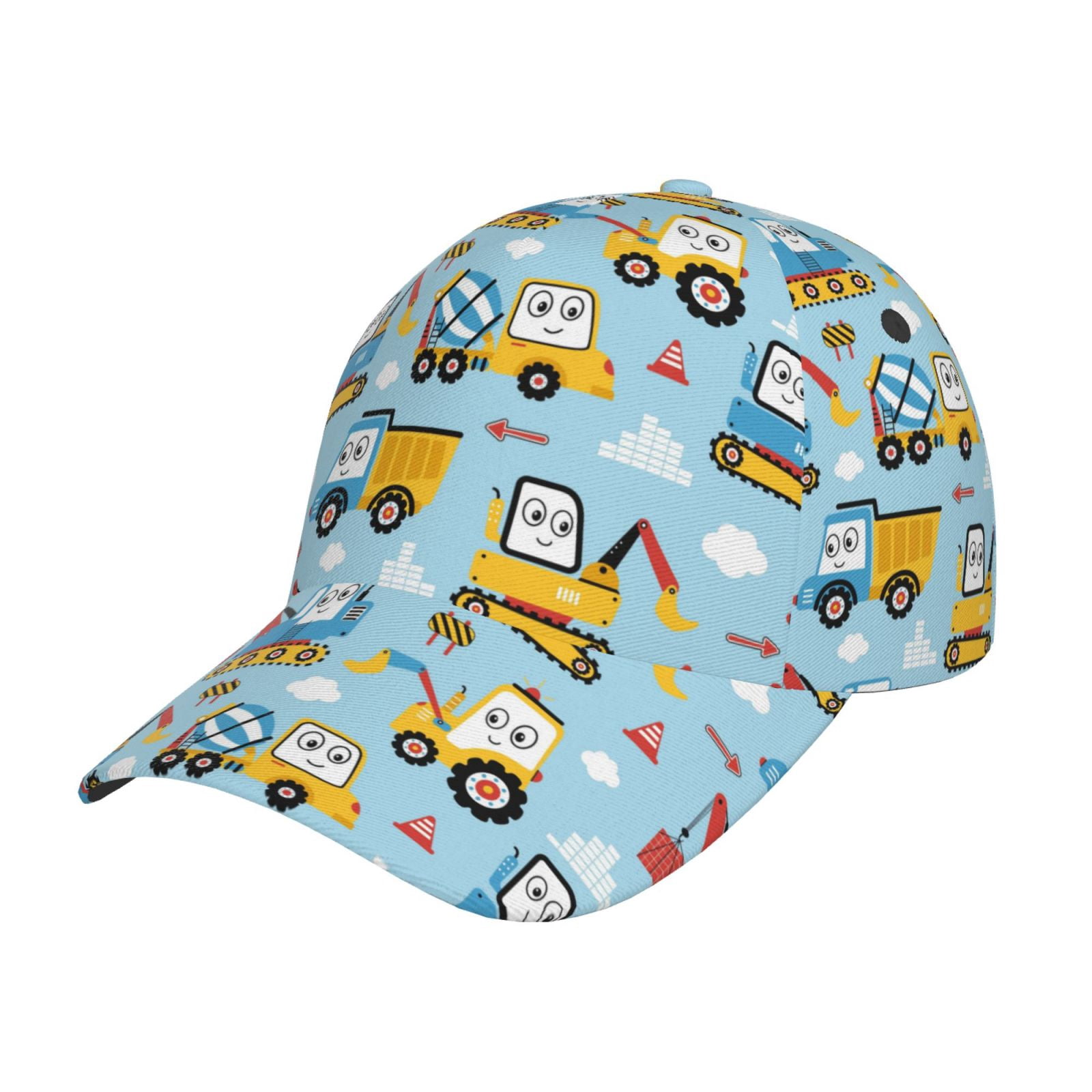 Baseball Cap - Building Truck Adjustable Size Hats For Men And Women ...