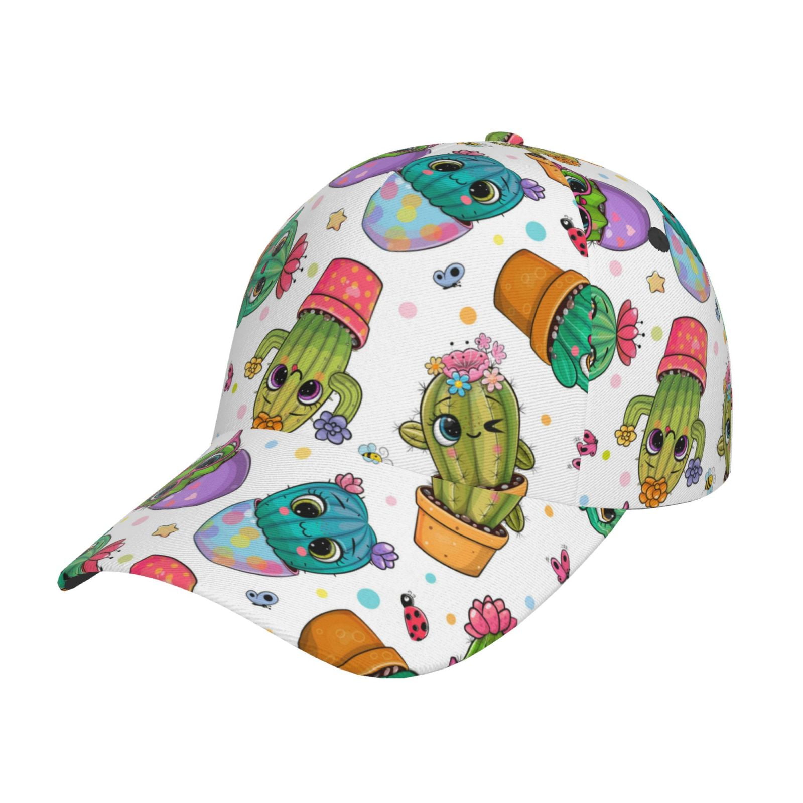 Baseball Cap - Cactus And Insects Adjustable Size Hats for Men and ...