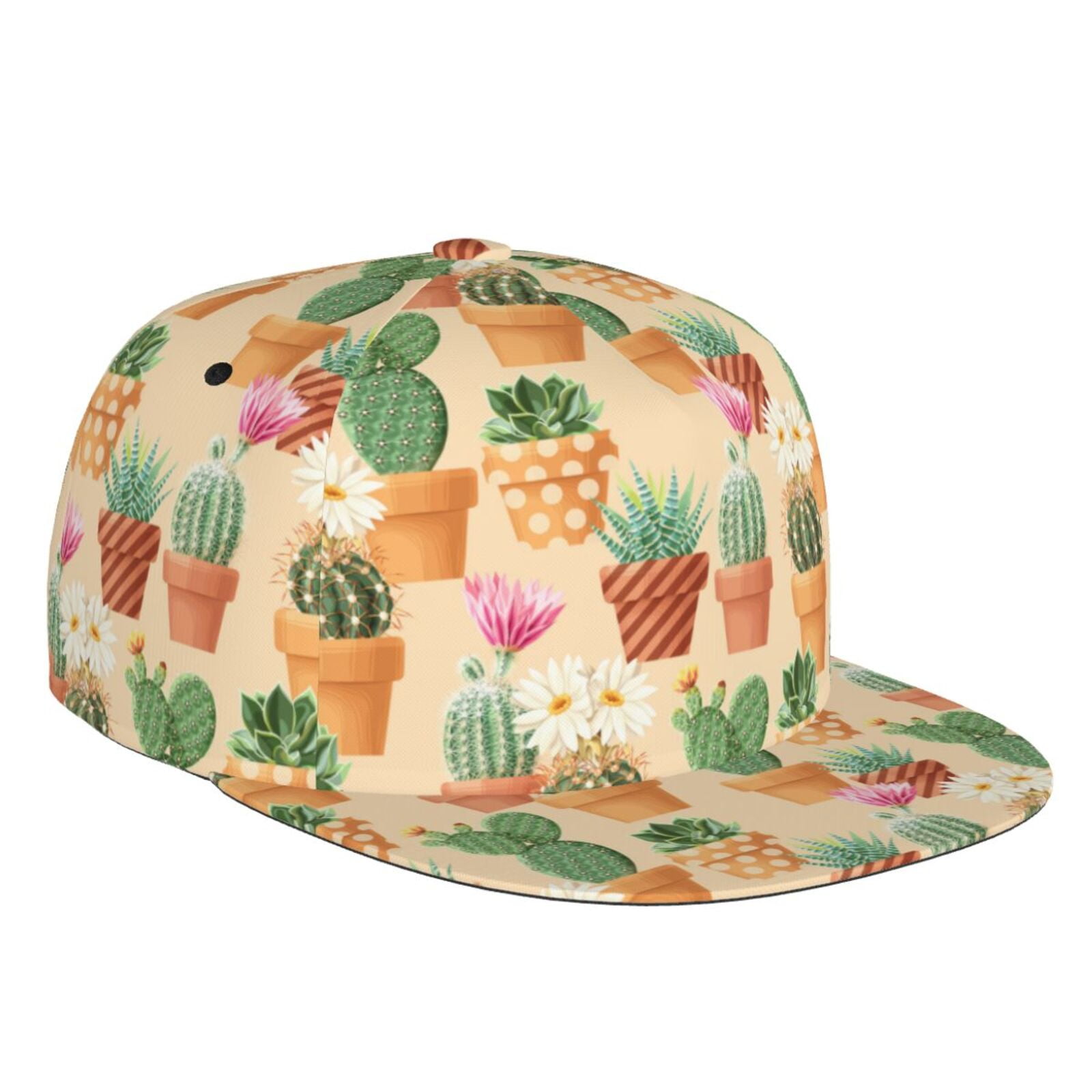 Baseball Cap - Cactus blooming potted plant Hats for Men/Women Low ...