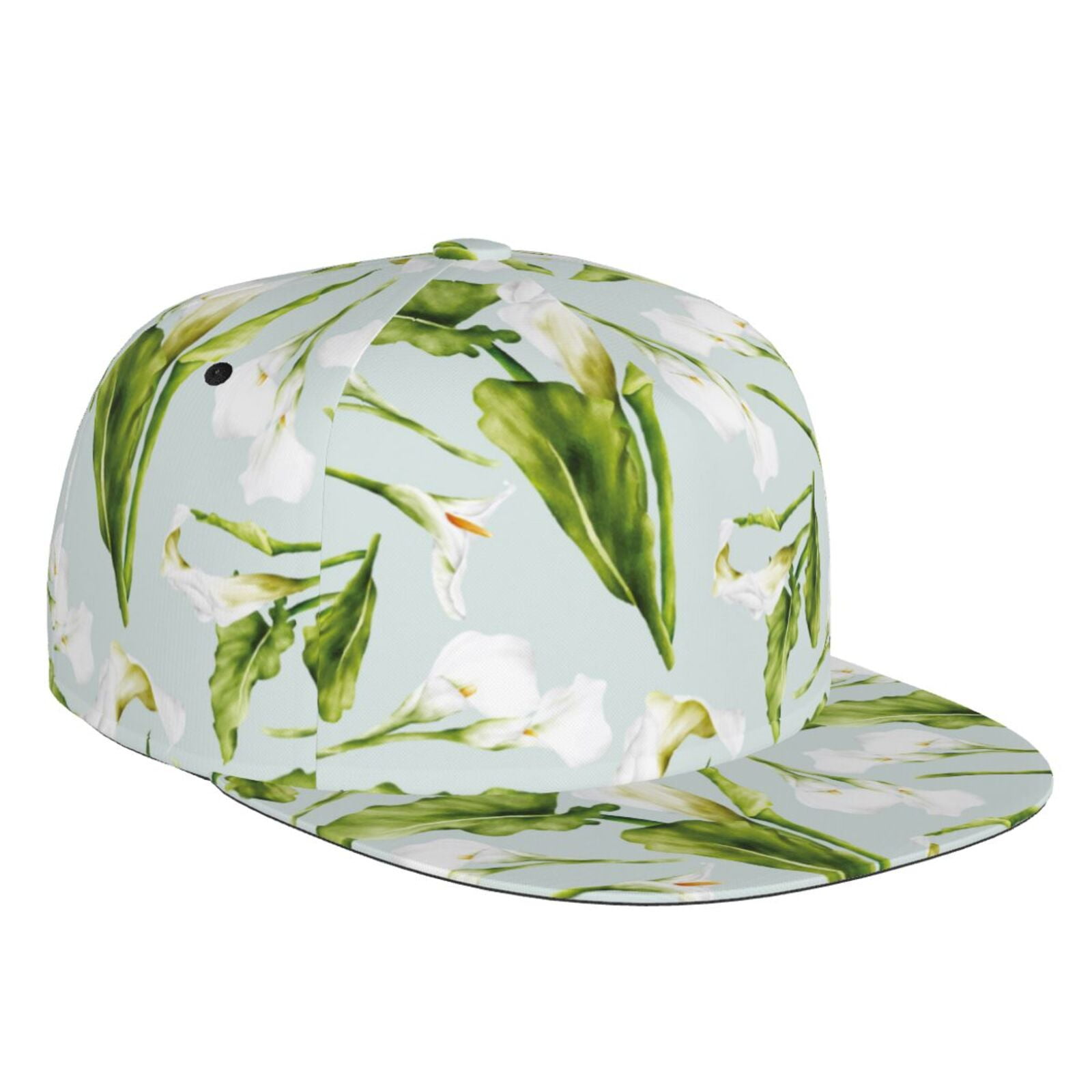 Baseball Cap - Calla Lily Flowers Light Blue Hats for Men/Women Low ...