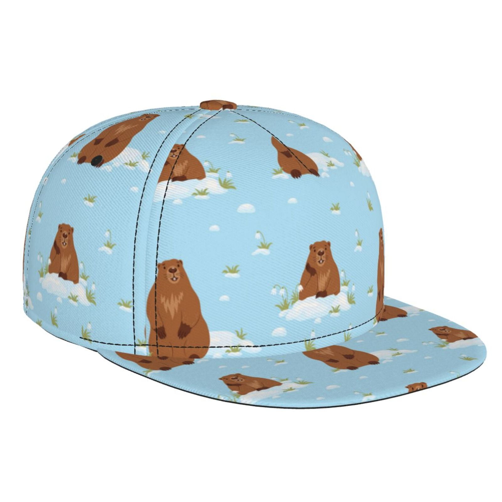 Baseball Cap - Capybaras Flowers Grass Hats for Men/Women Low Profile ...