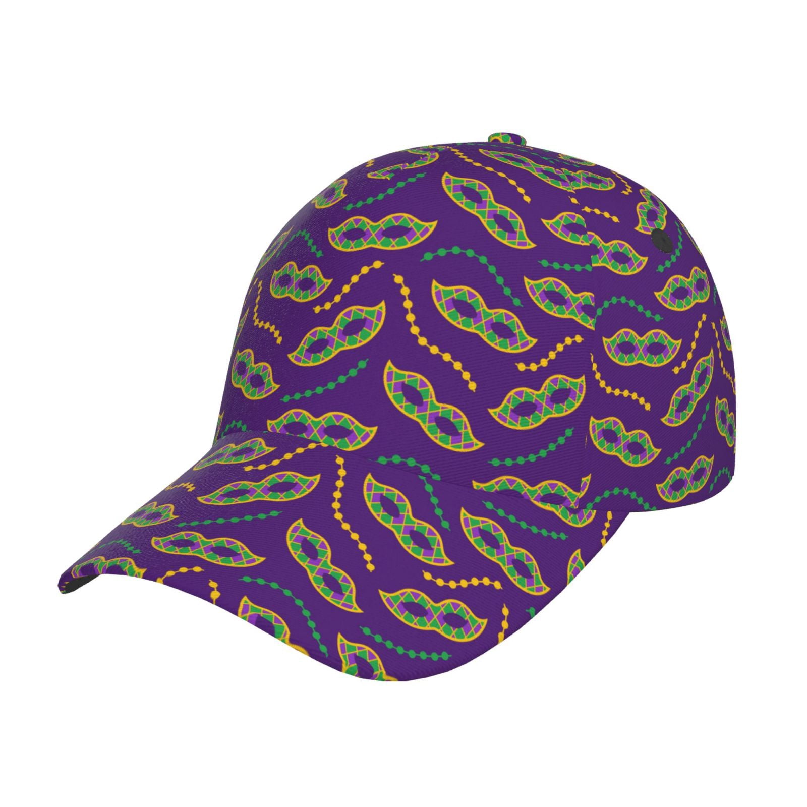 Baseball Cap, Carnival Masks And Beads Hats For Men Women Low Profile ...