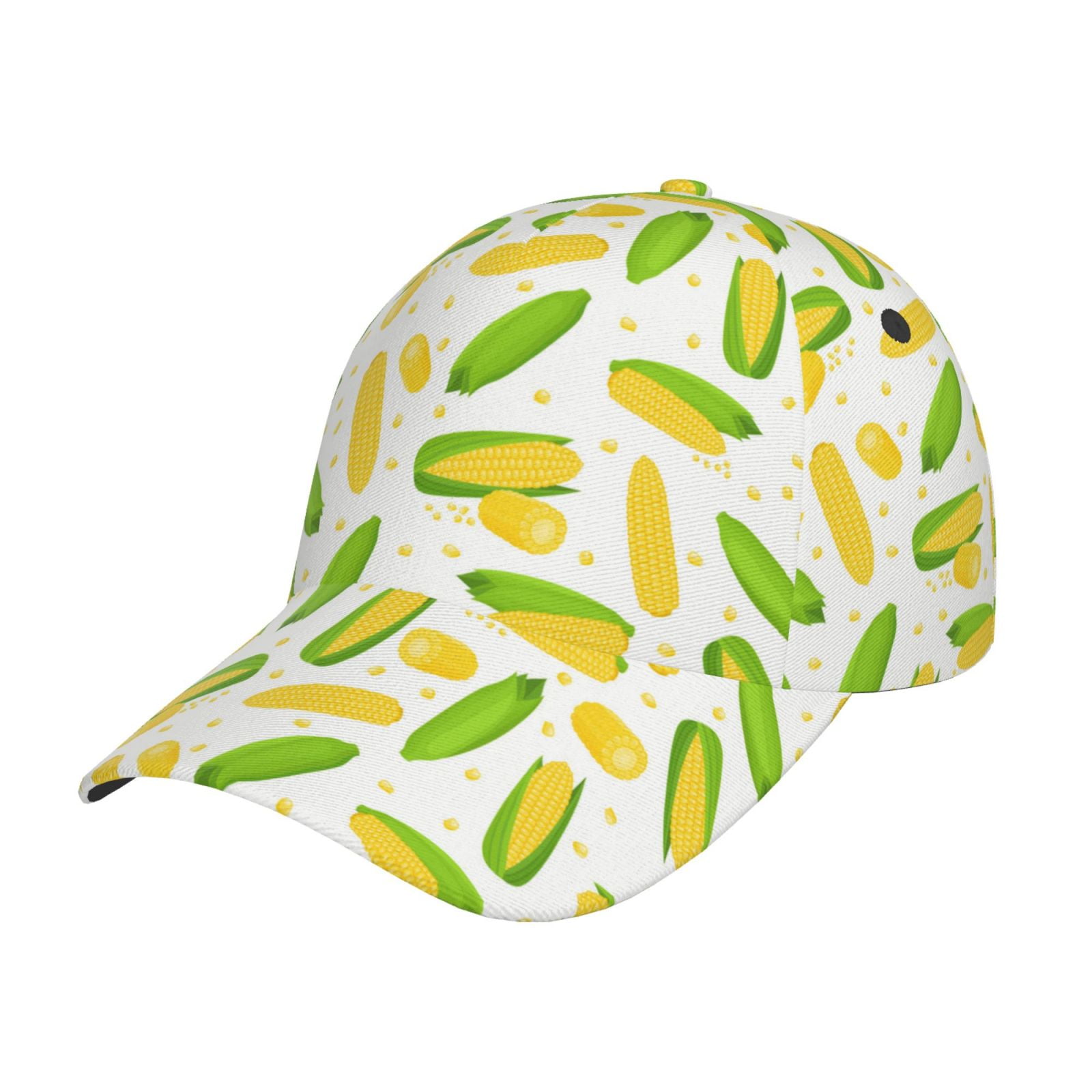 Baseball Cap, Cartoon Corn Sun Hats for Men Women, Adjustable Golf Dad ...