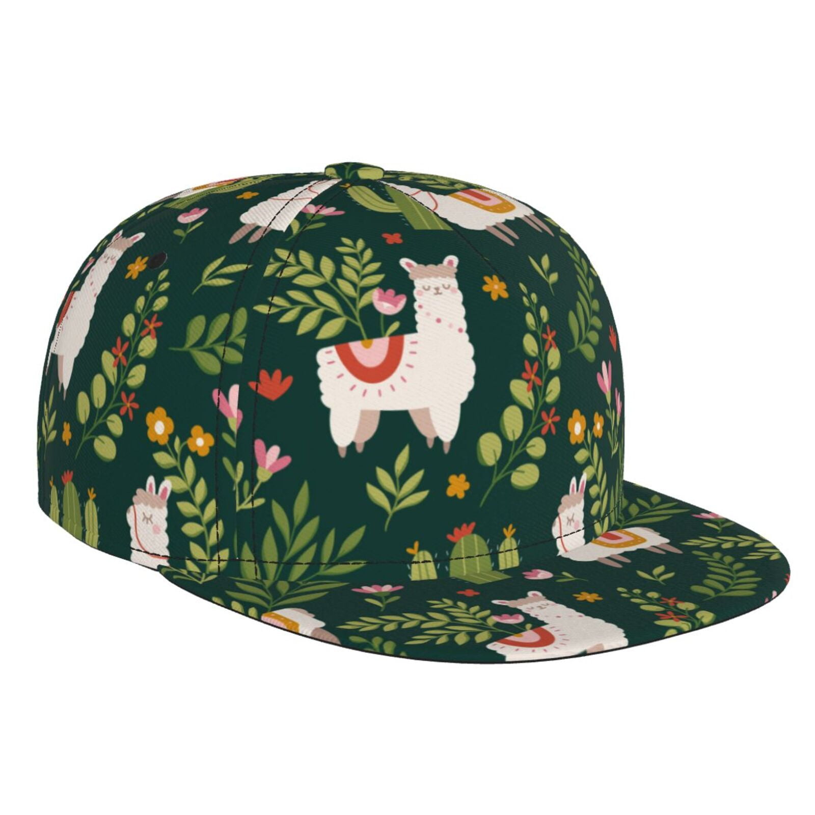 Baseball Cap - Cartoon Cute Alpaca Cactus Plant Hats for Men/Women Low ...