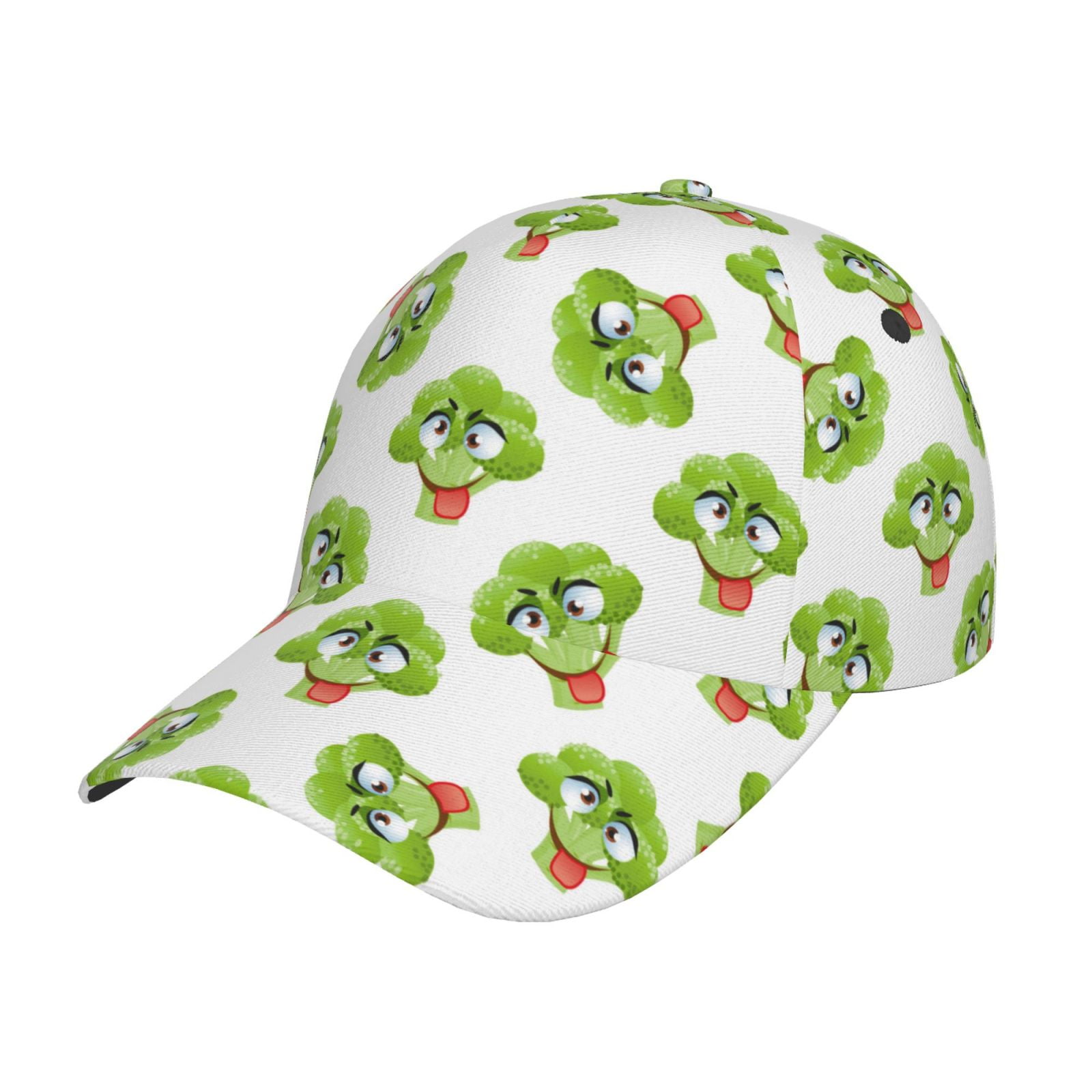 Baseball Cap - Cartoon Cute Broccoli Funny Adjustable Size Hats For Men ...