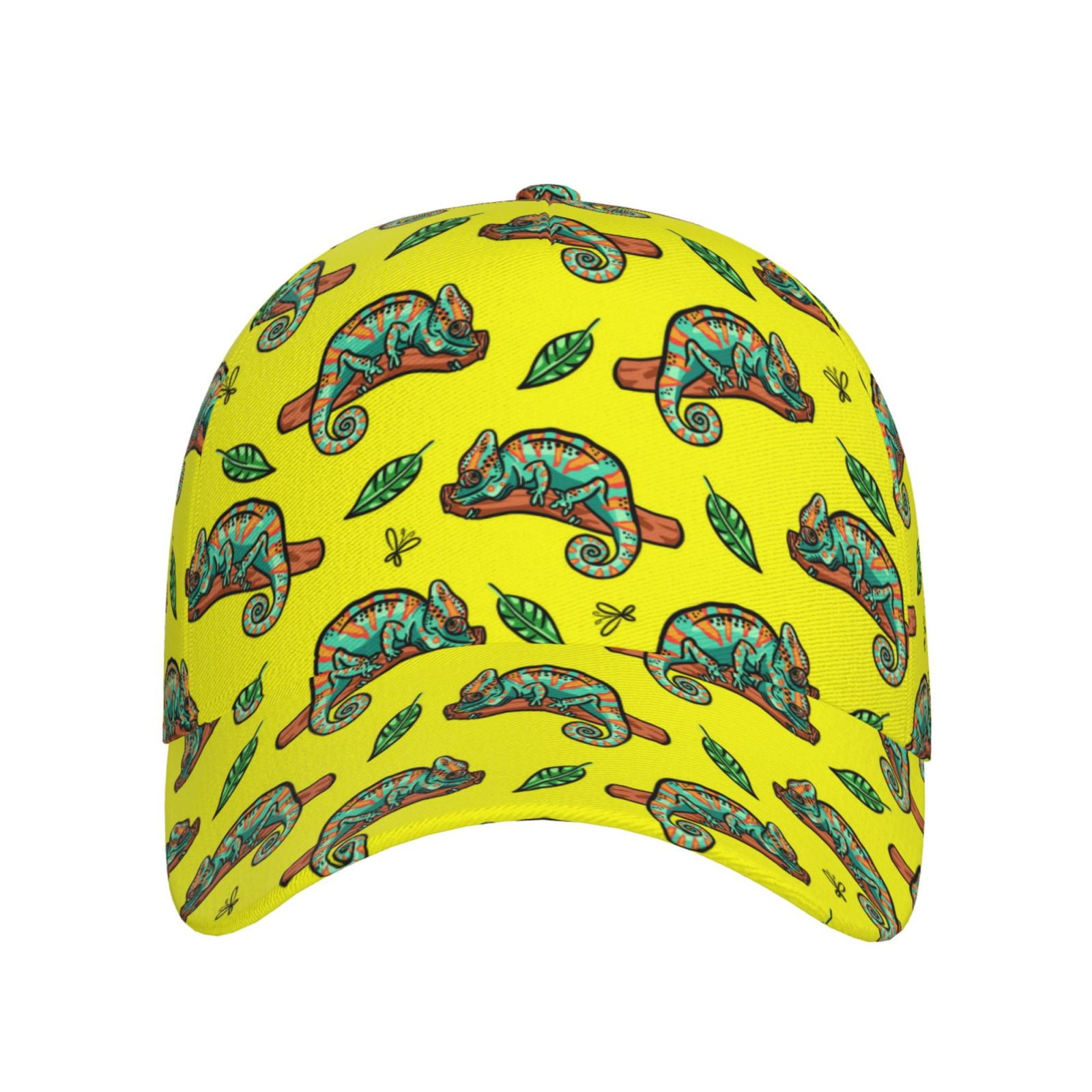 Baseball Cap, Cartoon Cute Chameleon Lizard_D Trucker Hats Women Dad ...