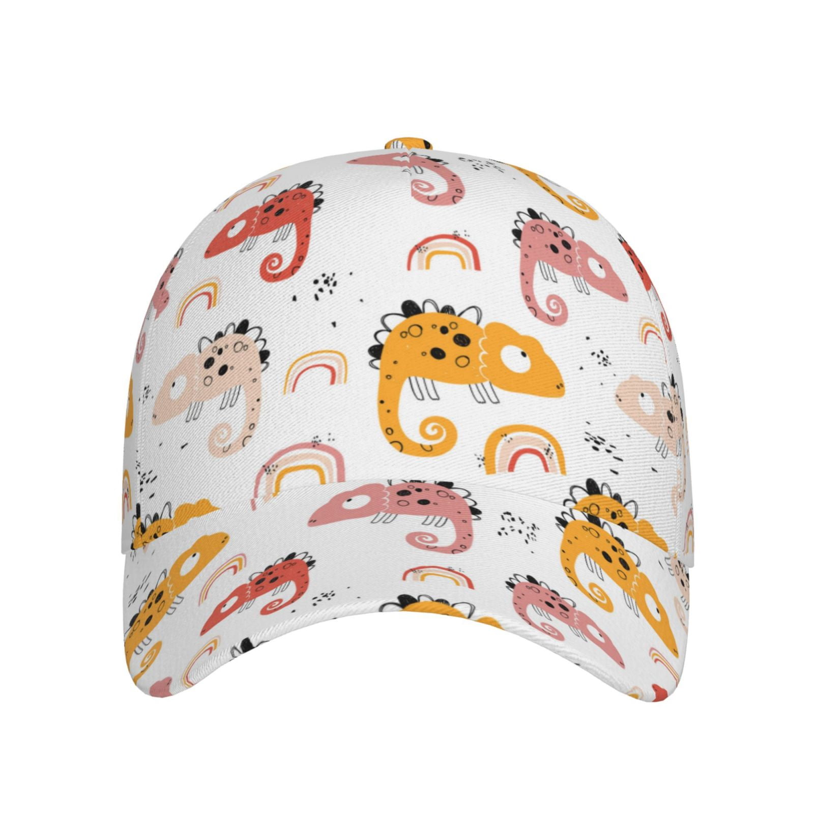 Baseball Cap, Cartoon Cute Chameleon Lizard Trucker Hats Women Dad Hat ...