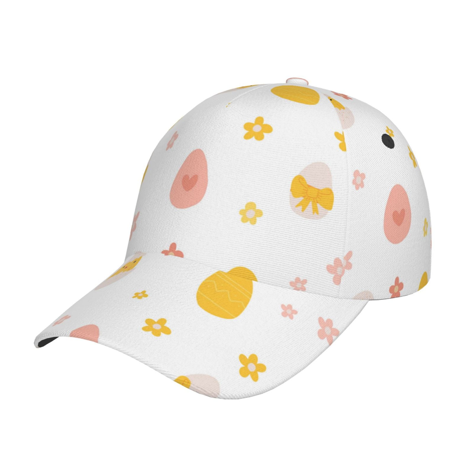 Baseball Cap, Cartoon Cute Chick Egg Flower Hats For Men Women Low ...