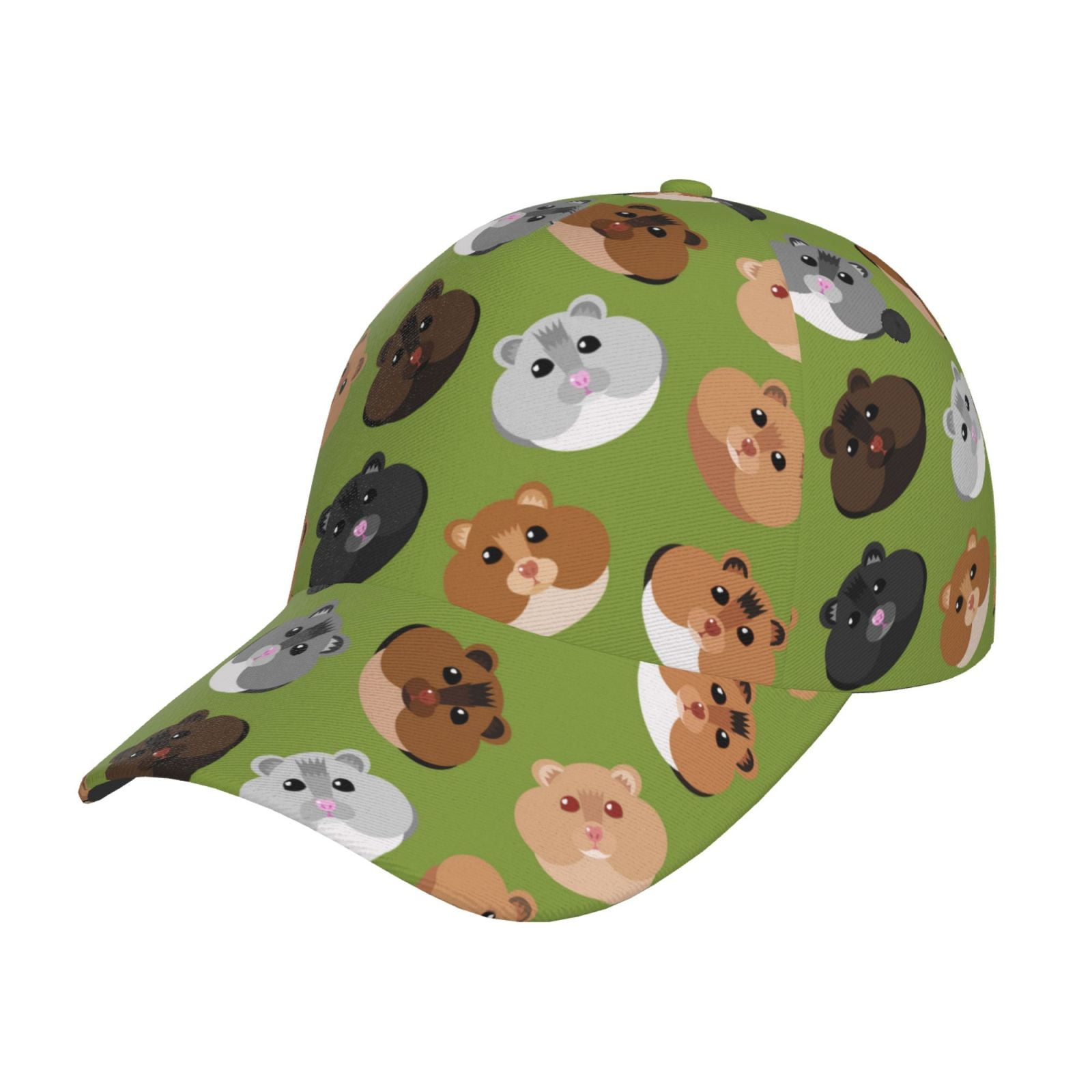 Baseball Cap, Cartoon Cute Hamster Face Sun Hats For Men Women ...