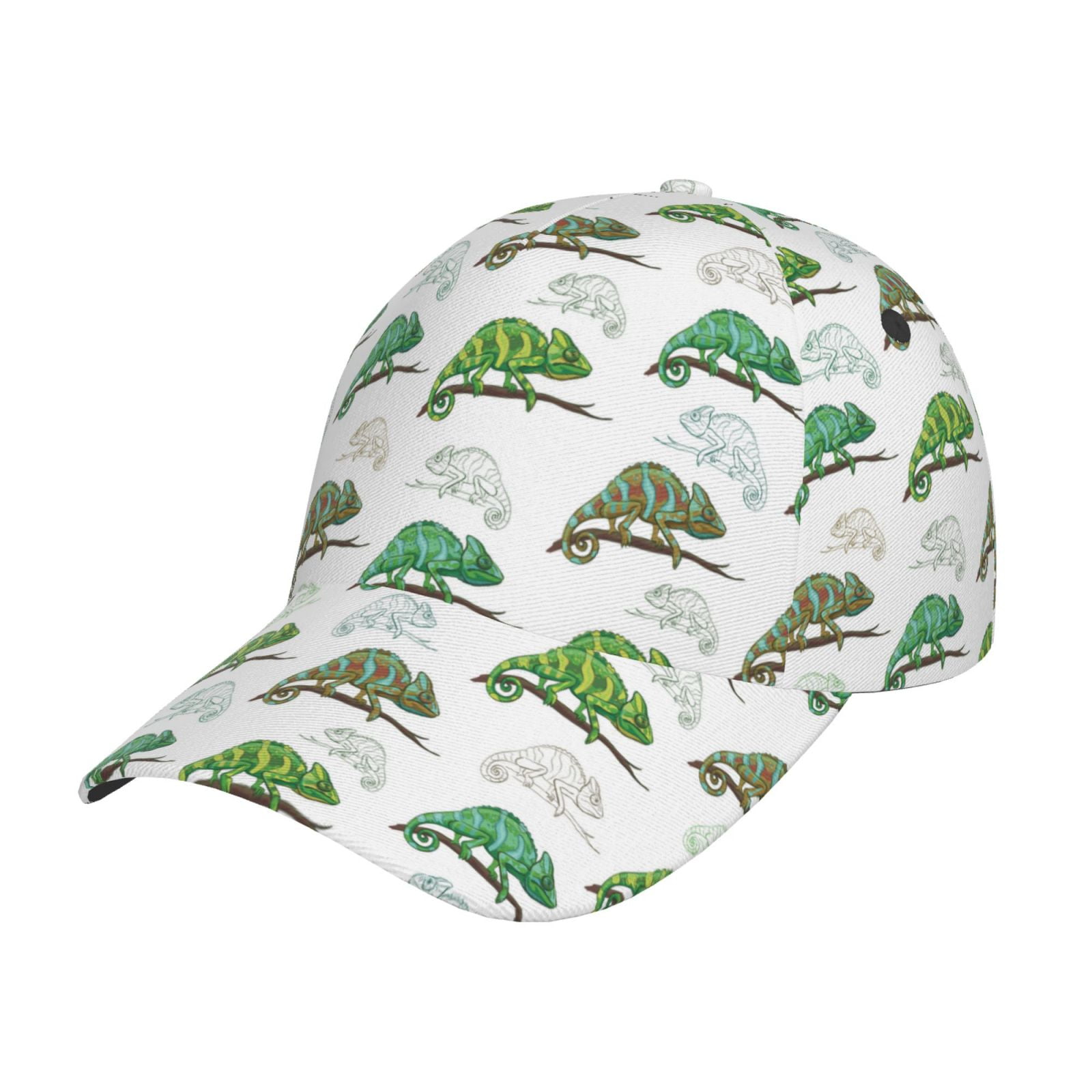 Baseball Cap, Cartoon Cute Lizard Chameleon Hats For Men Women Low ...